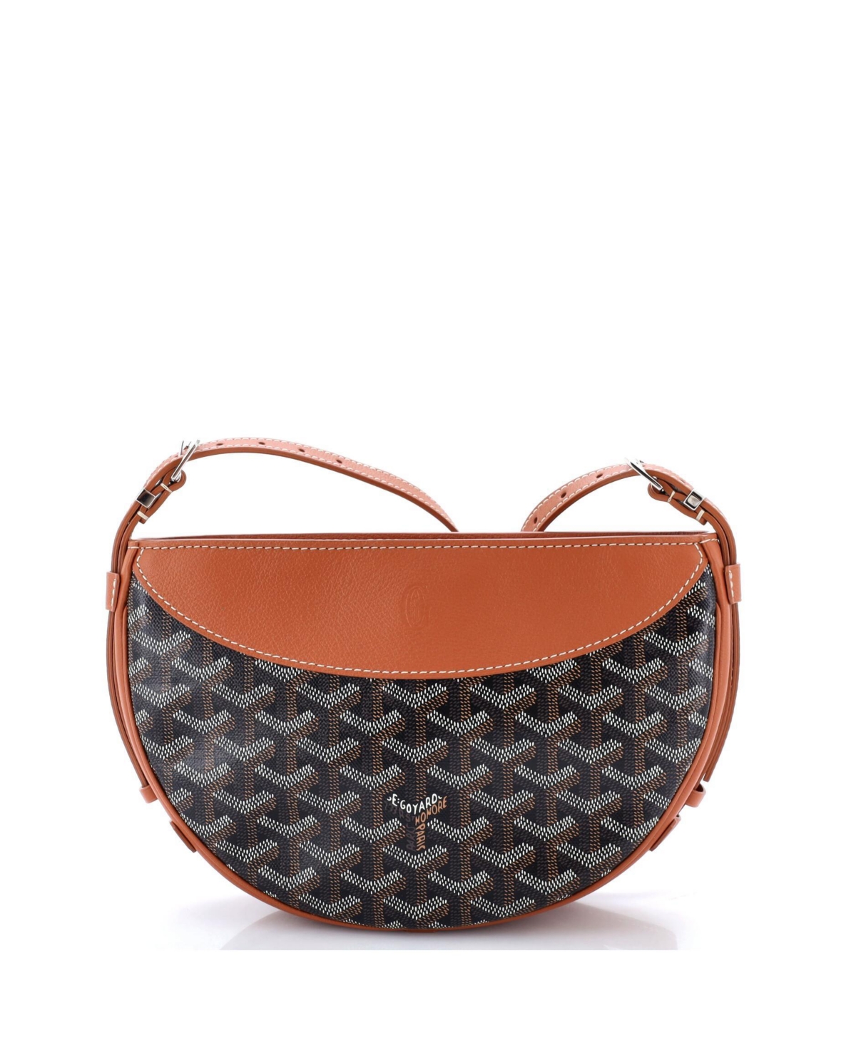 Click here for Pre-Owned Goyard Hirondelle Shoulder Bag Coated Ca... prices