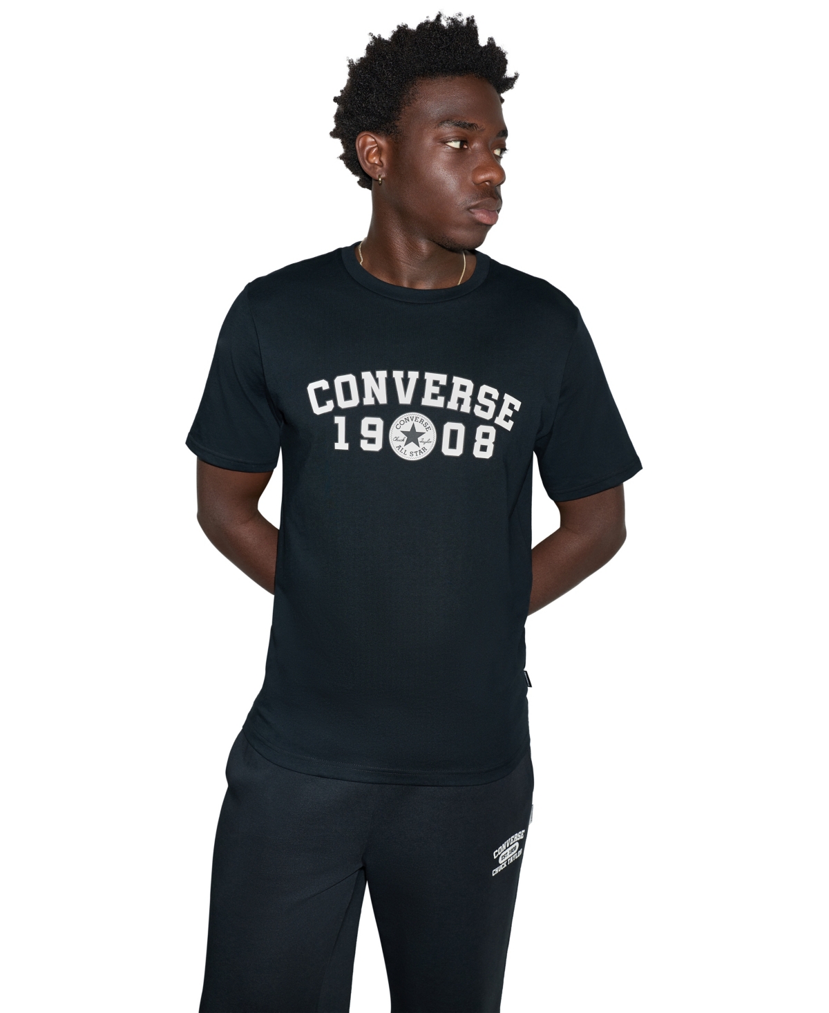 Click here for Converse Mens Crewneck Graphic T-Shirt - Converse... prices