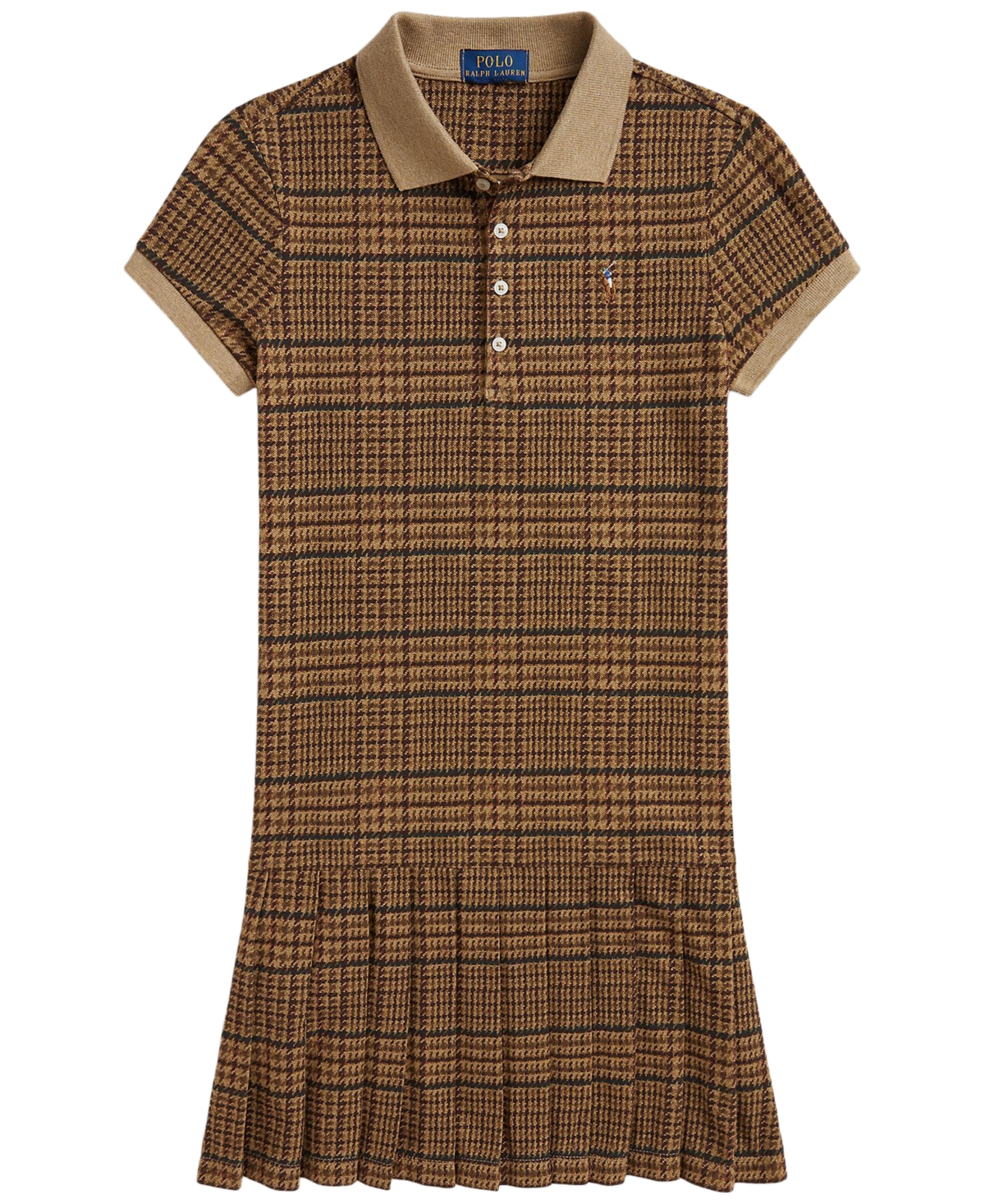 Click here for Polo Ralph Lauren Girls 7-16 Tweed-Print Stretch M... prices