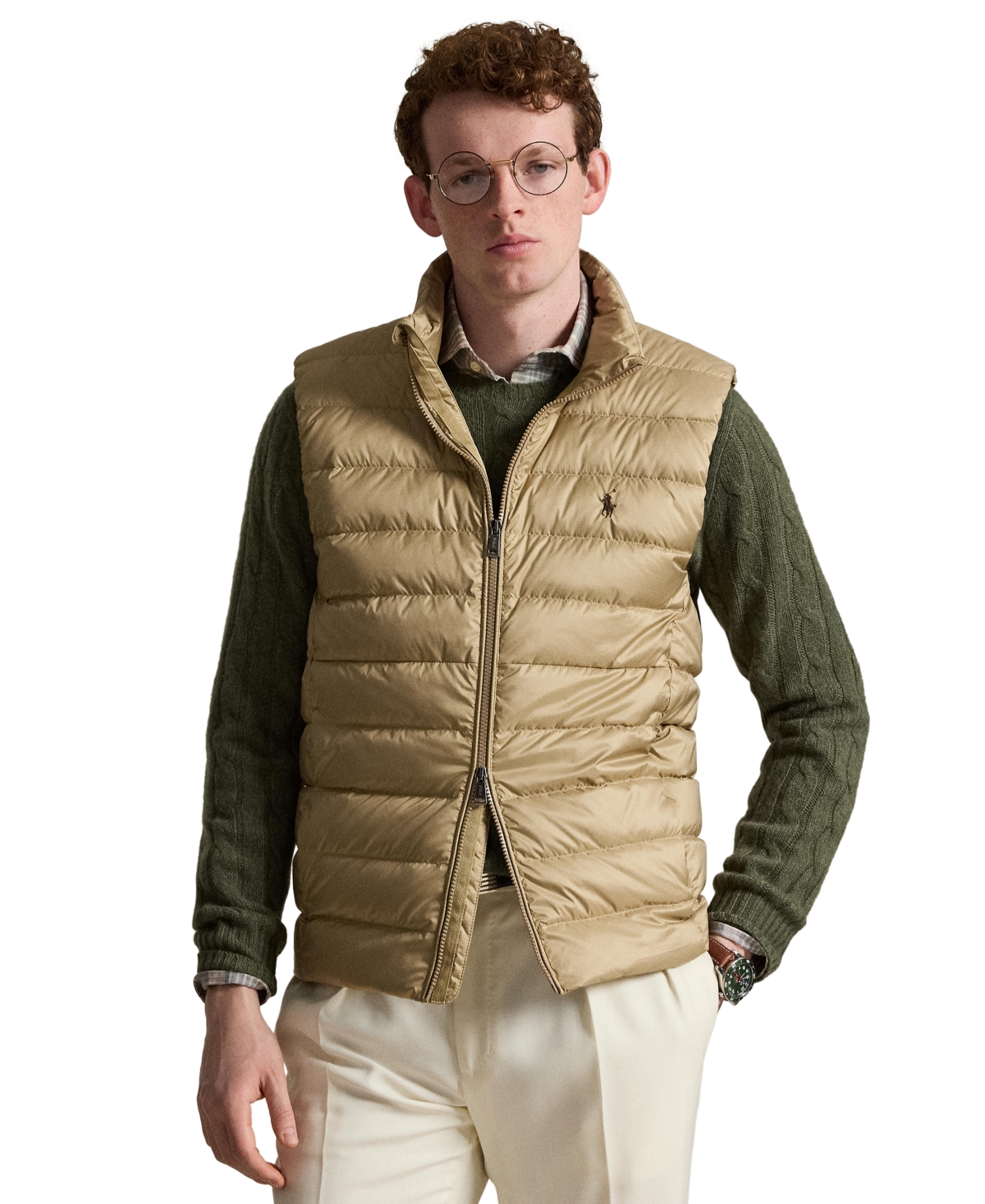Click here for Polo Ralph Lauren Mens The Colden Packable Down Ve... prices