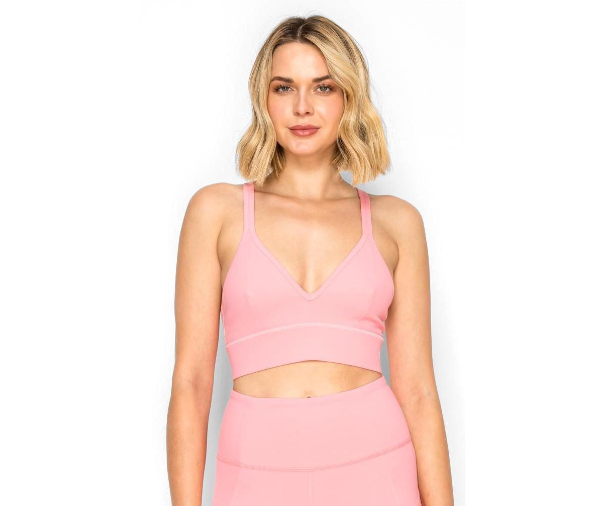 Click here for Badgley Mischka Womens Double Straps Sports Bra -... prices