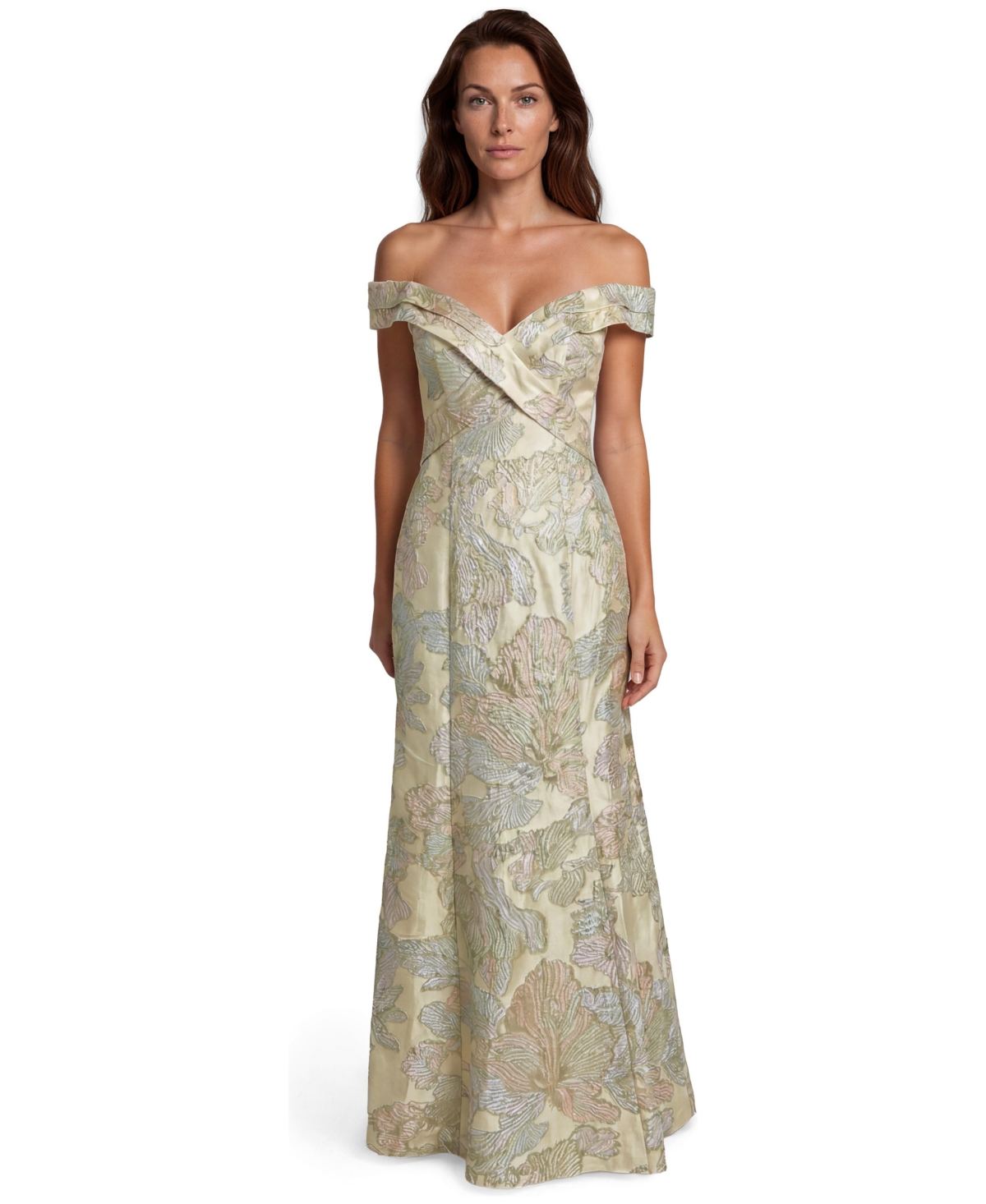 Click here for Rene Ruiz Occasion Womens Off The Shoulder Floral... prices