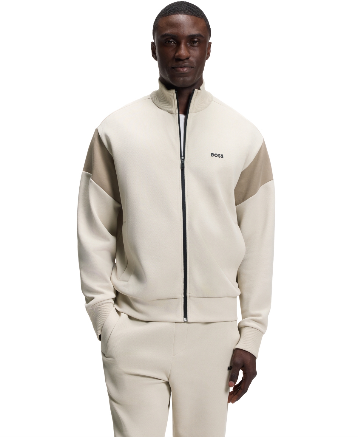 Click here for Boss by Hugo Boss Mens Cotton-Blend Regular-Fit Sw... prices