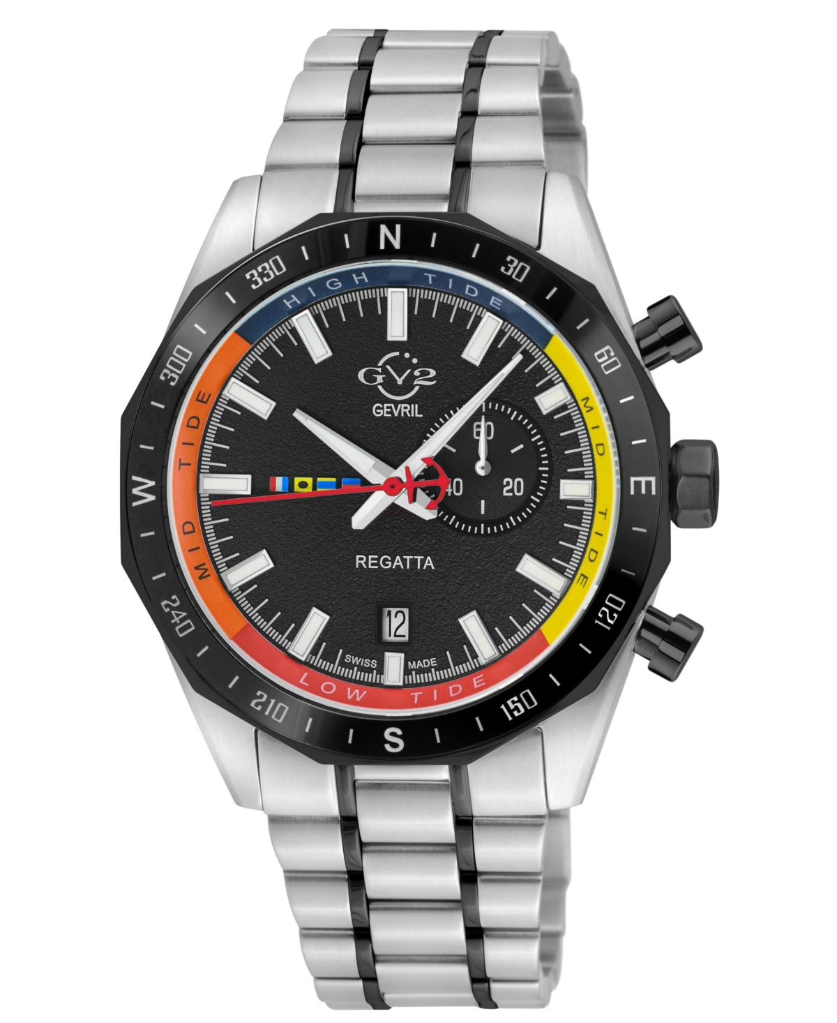 Click here for GV2 by Gevril Mens Regatta Swiss Quartz Two toned... prices