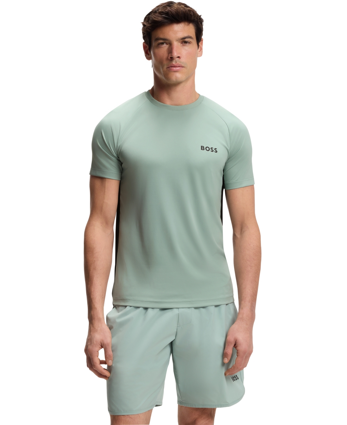 Click here for Boss by Hugo Boss Mens Four-Way Stretch Slim-Fit T... prices