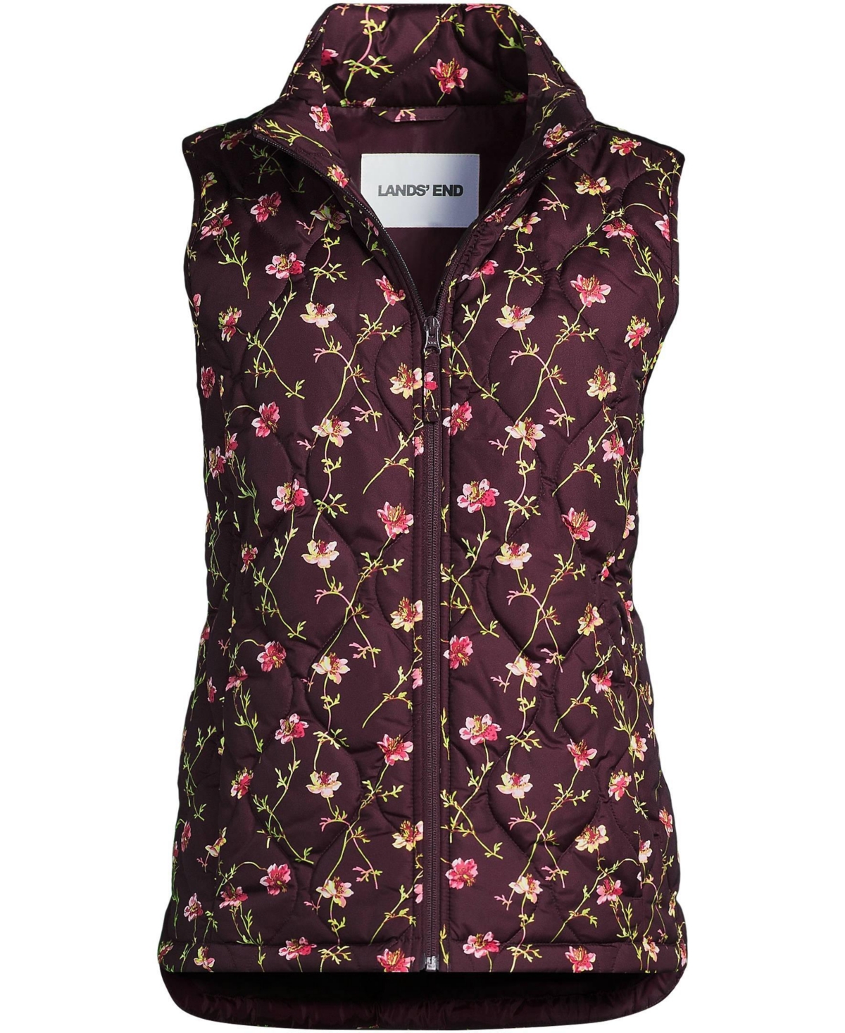 Click here for Lands End Plus Size Print FeatherFree Quilted Insu... prices