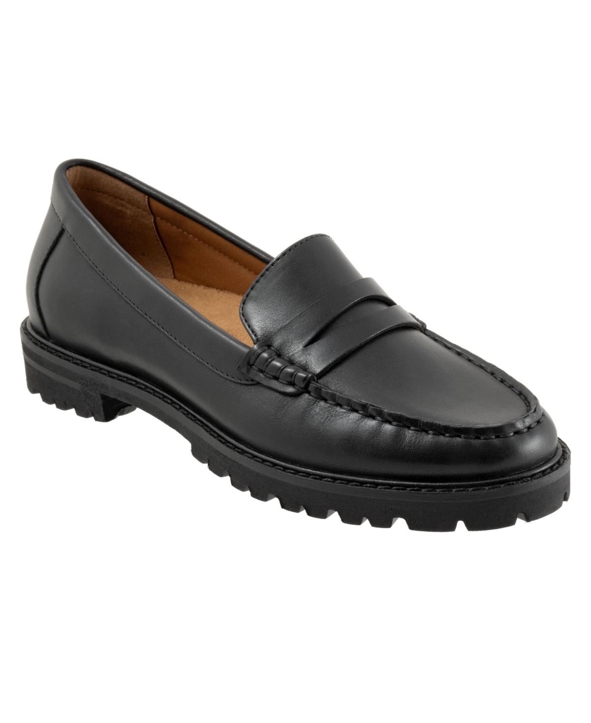 Click here for Trotters Womens Francey Flat - Black prices