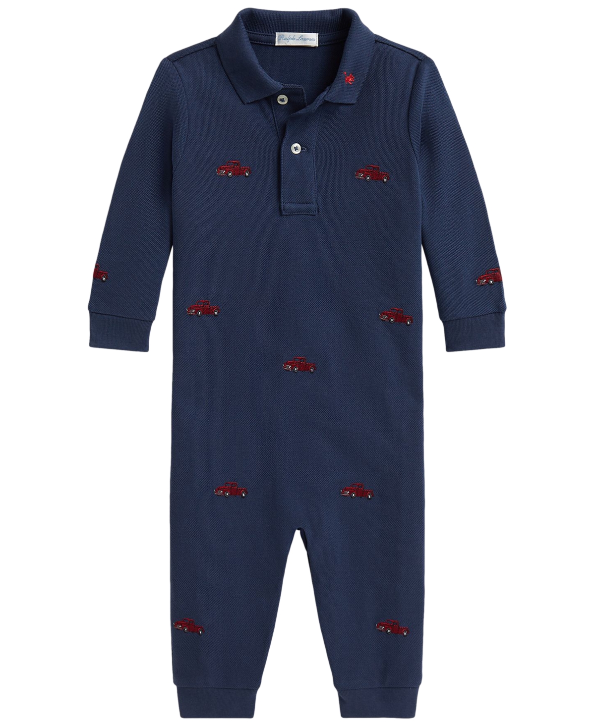 Click here for Polo Ralph Lauren Baby Boys Truck-Embroidered Cott... prices