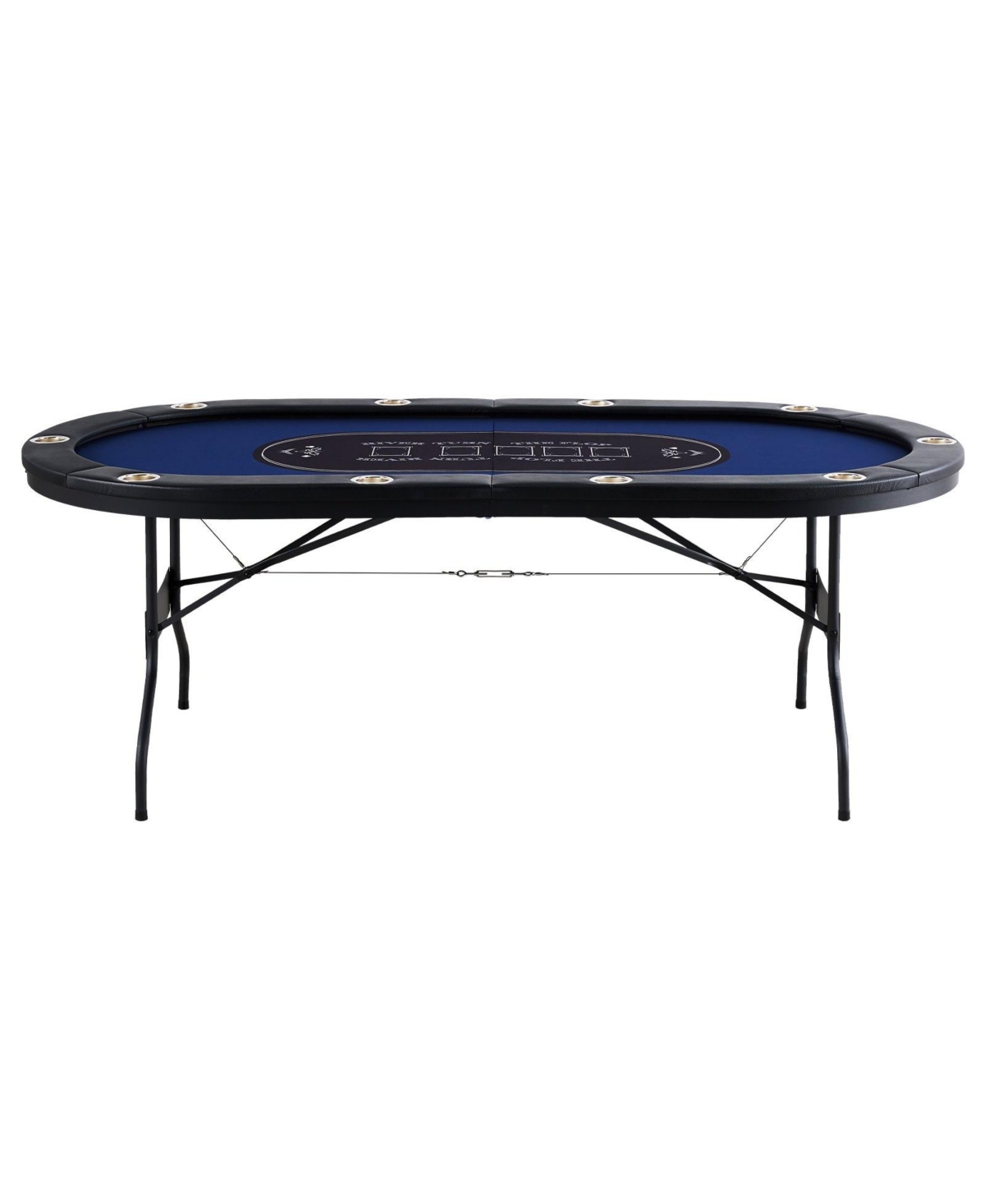 Click here for Slickblue 84in Oval Foldable Poker Table for 10 Pl... prices