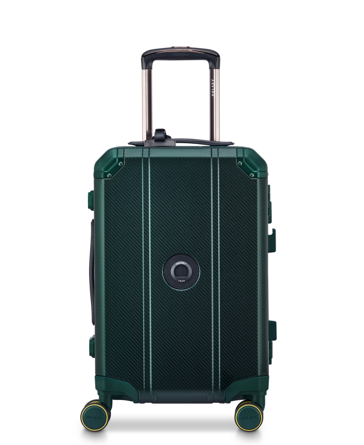 Click here for Delsey Paris AluR Carry-On Spinner - Green prices