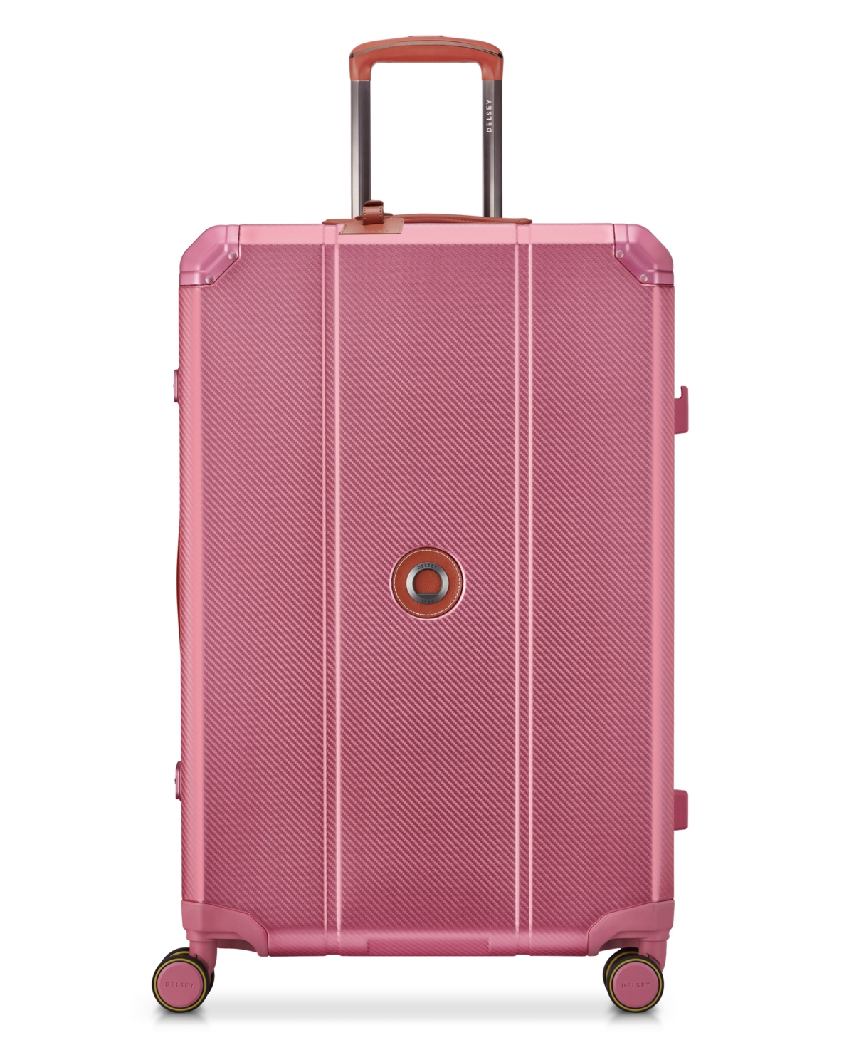 Click here for Delsey Paris AluR Large Check-In Spinner - Pink prices