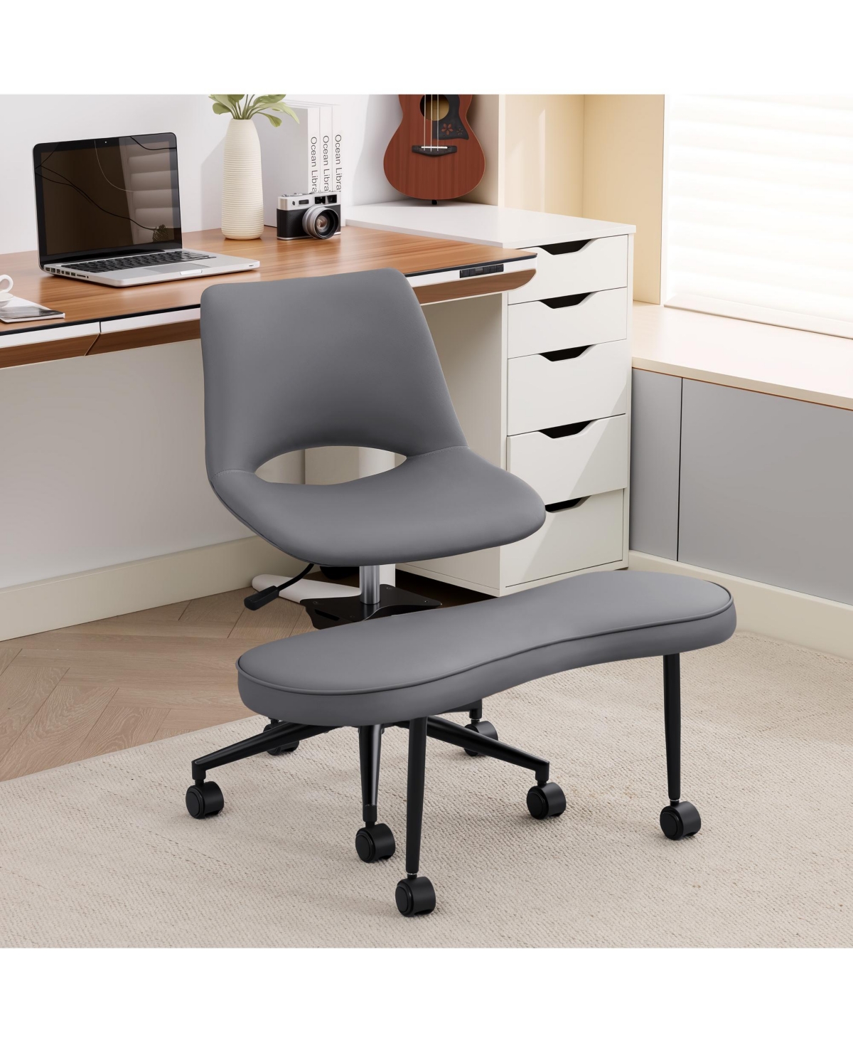 Click here for Office Chair  Ergonomic Criss Cross Legged Swivel... prices
