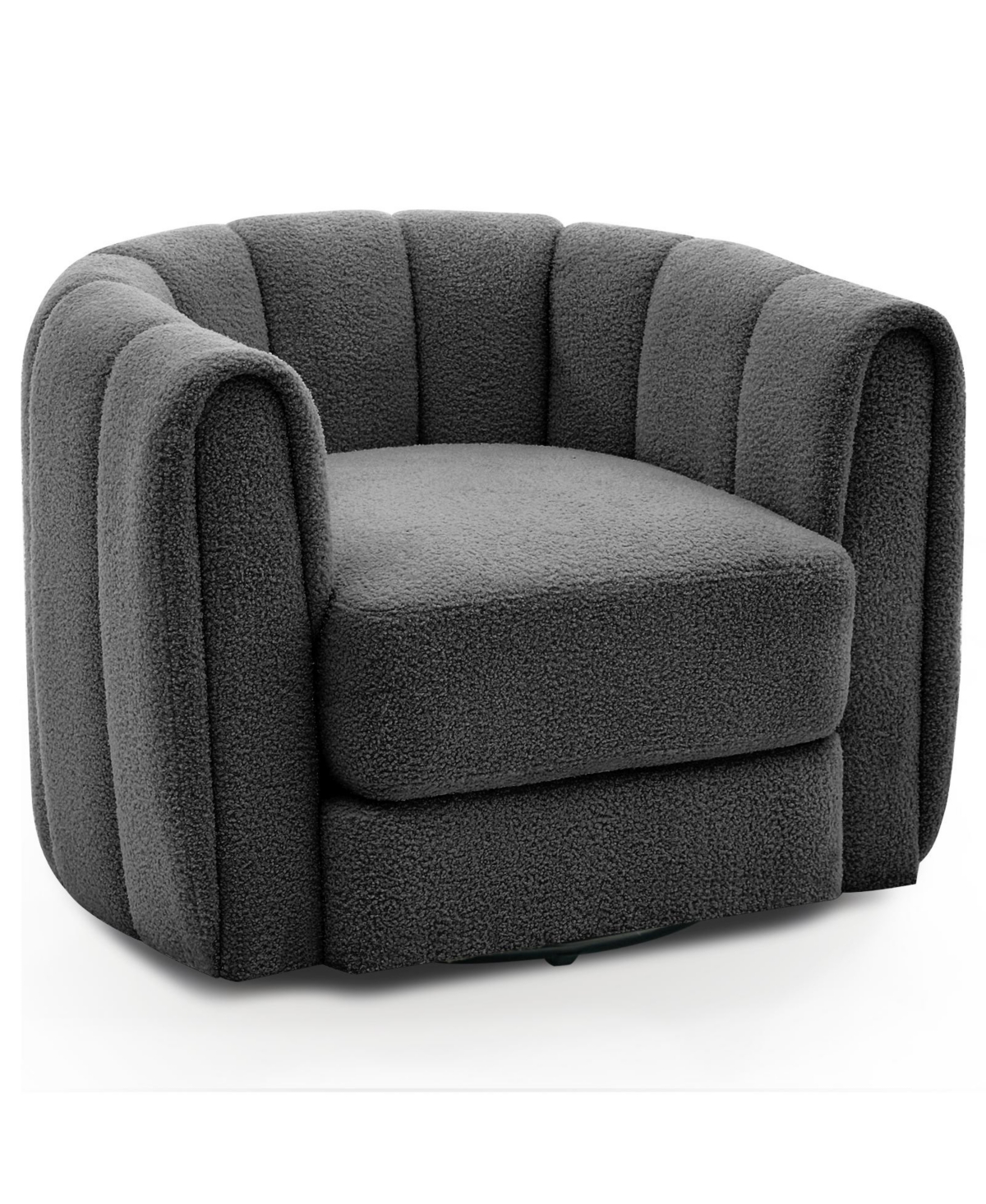 Click here for Swivel Barrel Accent Chair  Soft Fleece Upholstere... prices