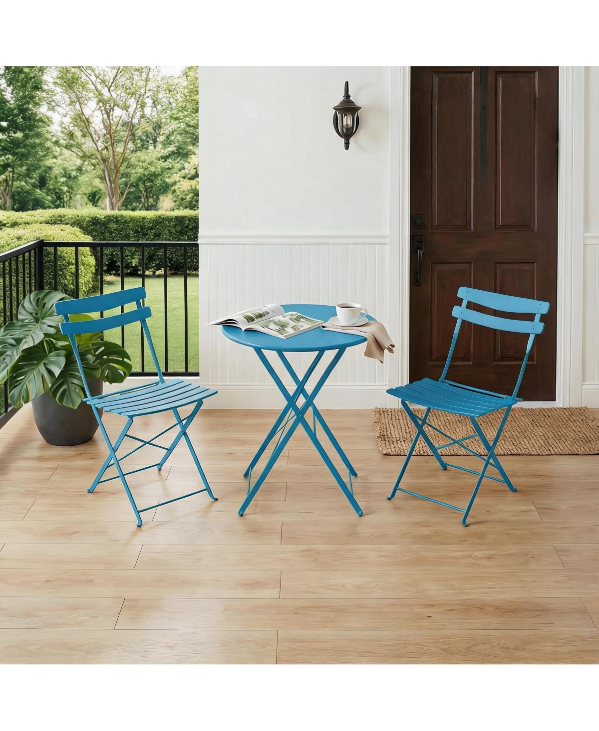 Click here for 36 x 23 3-Piece Outdoor Bistro Set with Table and... prices