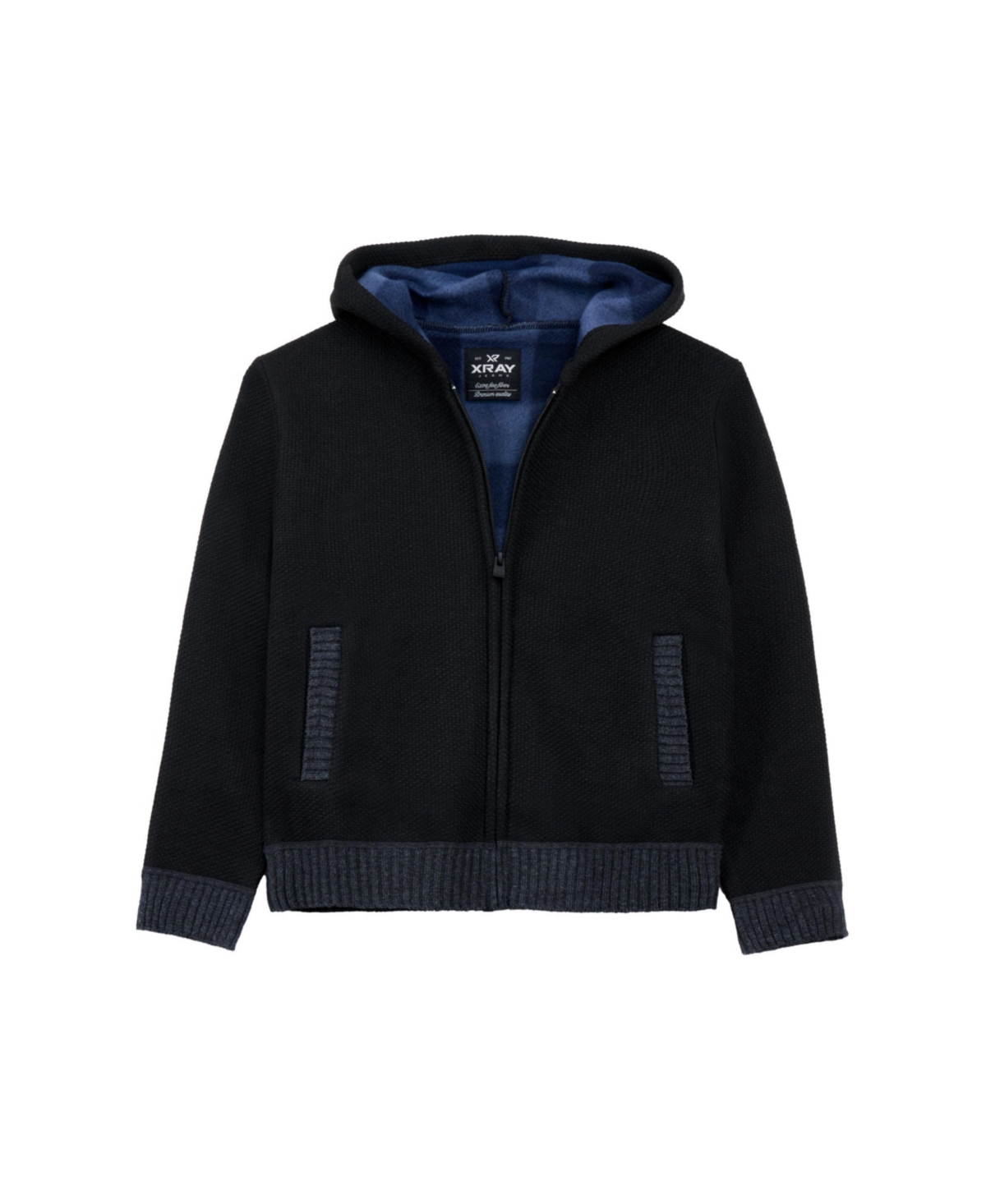 Click here for Xray Boys Full Zip Hooded Sweater With Stripes And... prices