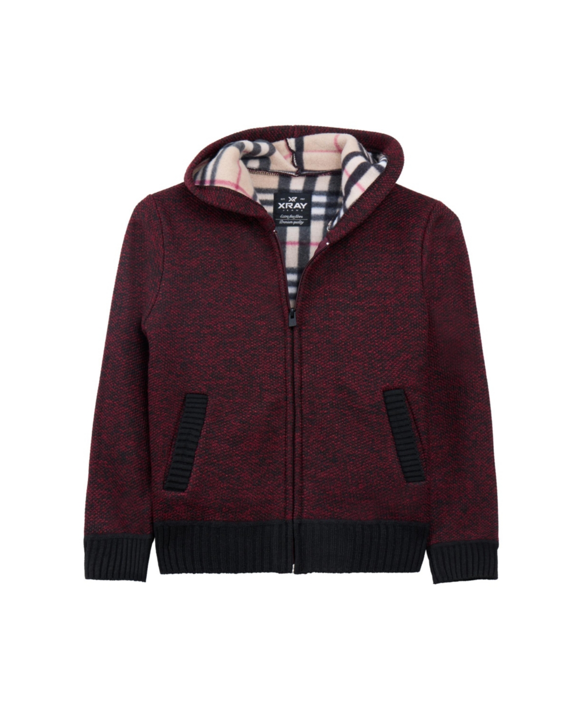 Click here for Xray Boys Full Zip Hooded Sweater With Stripes And... prices