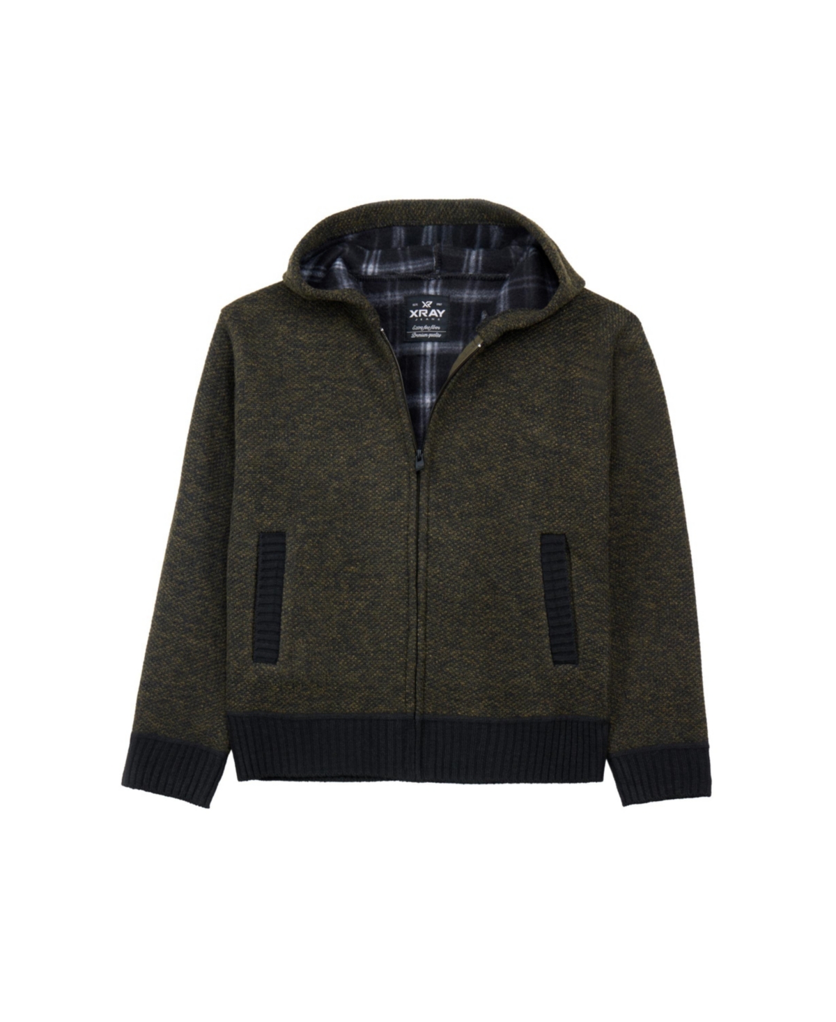 Click here for Xray Boys Full Zip Hooded Sweater With Stripes And... prices