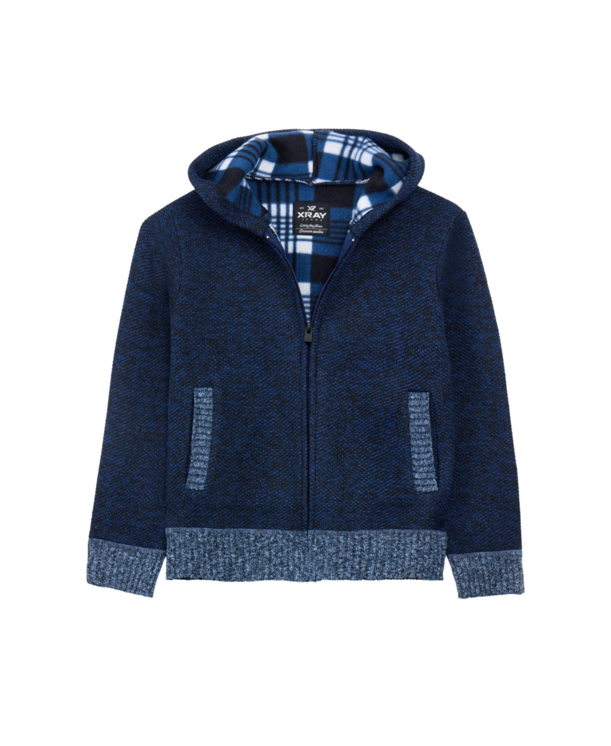 Click here for Xray Boys Full Zip Hooded Sweater With Stripes And... prices