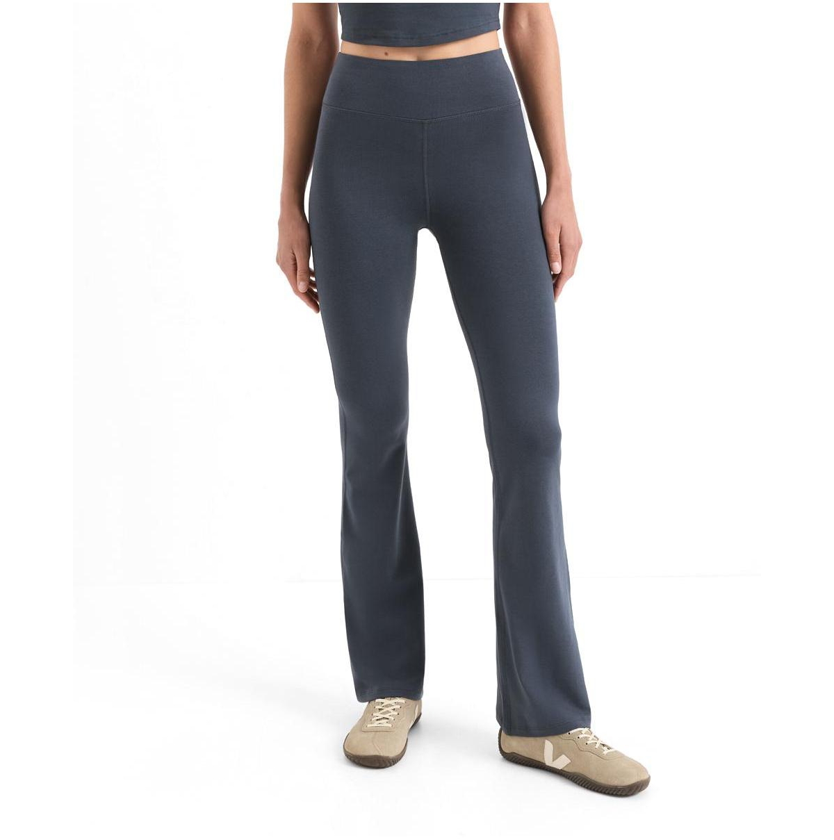 Click here for Pact Womens On the Go-To Contour Bootcut Legging M... prices