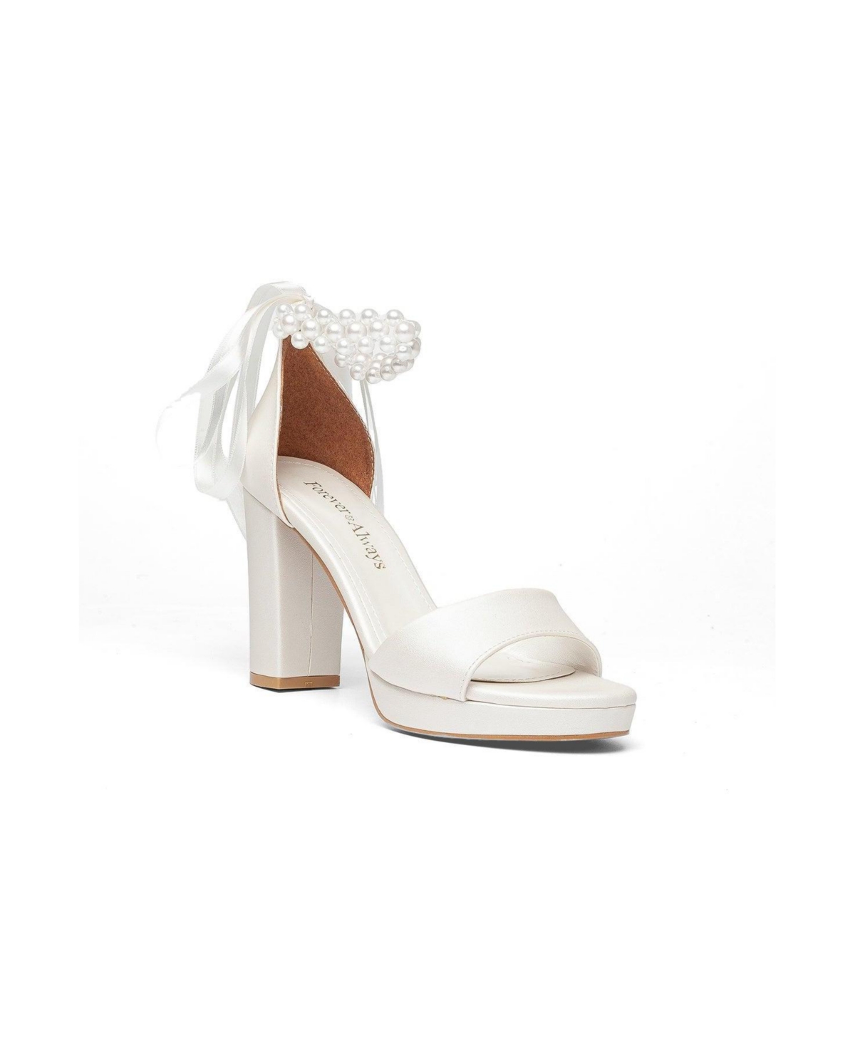 Click here for Prologue Shoes Womens Tiara Block Heel Bridal Sand... prices