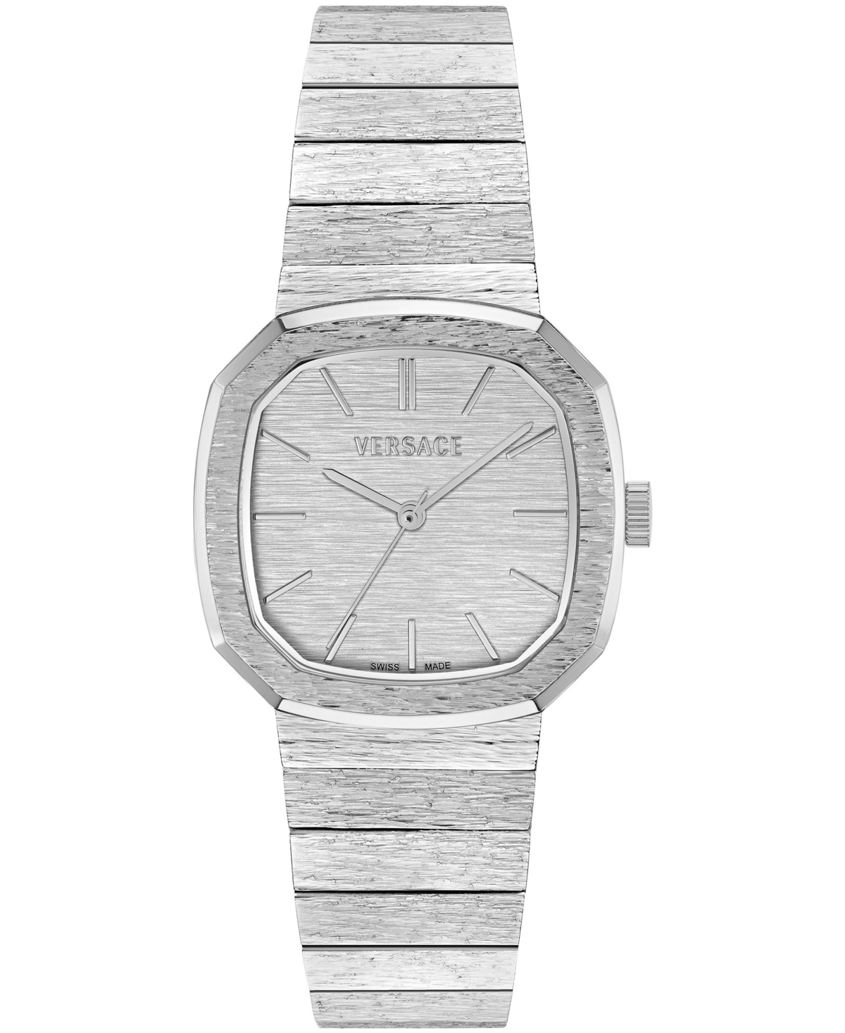 Click here for Versace Womens V-Arcadis Silver Stainless Steel Br... prices