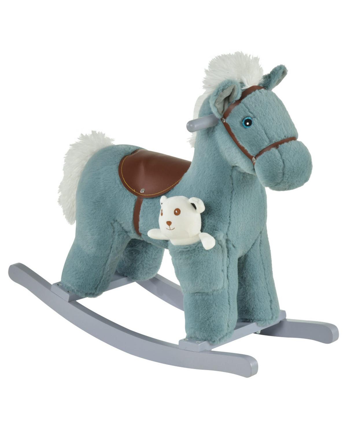 Click here for Yobtop Plush Ride-On Rocking Horse with Realistic... prices