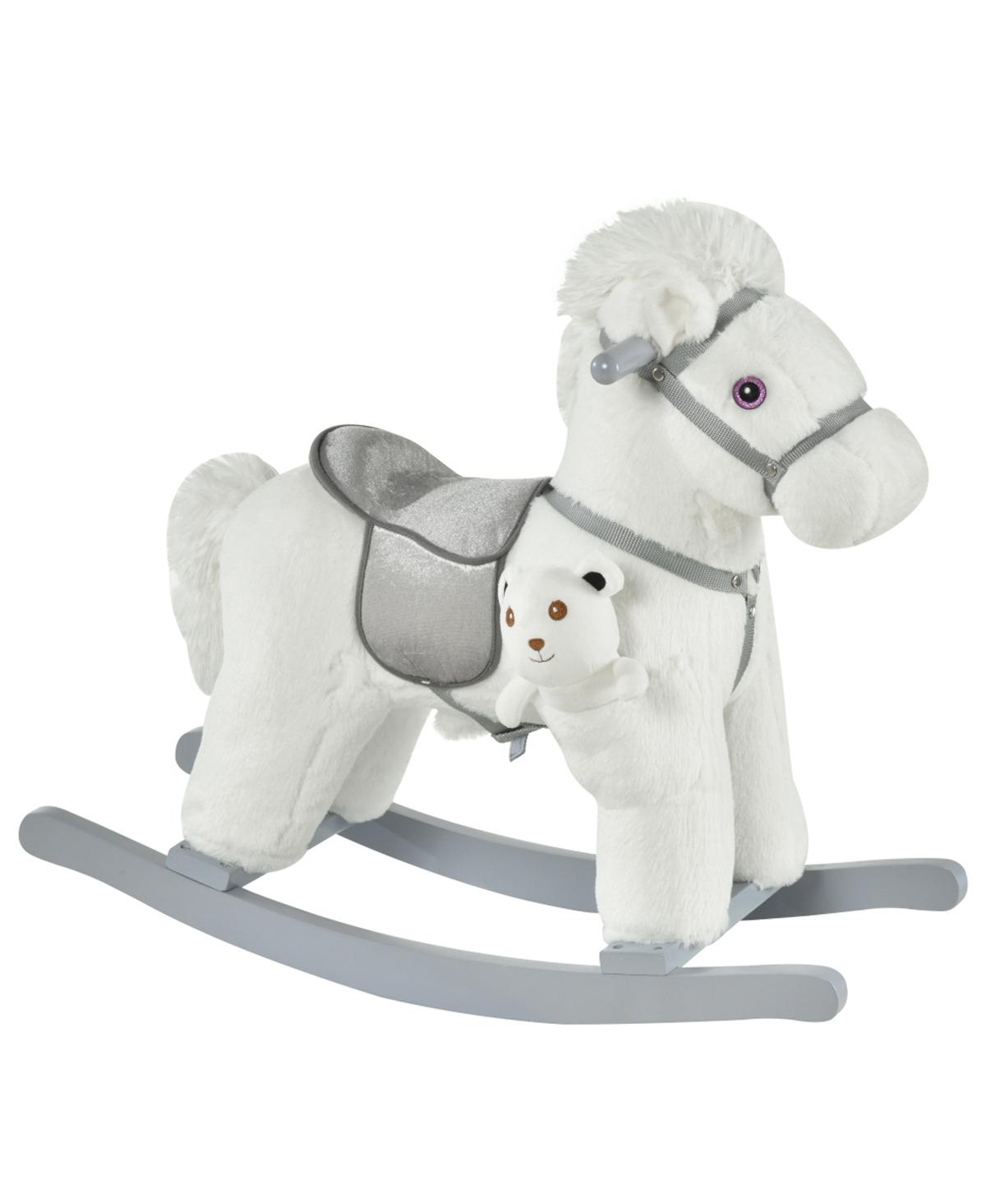 Click here for Yobtop Plush Ride-On Rocking Horse with Realistic... prices