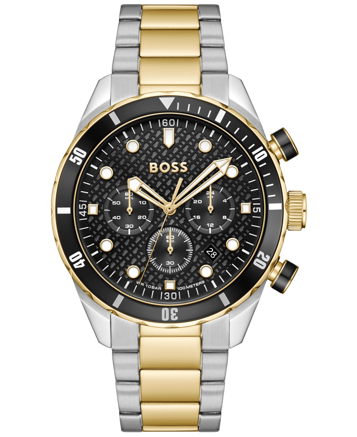 Click here for Hugo Boss Mens Boss Chronomatix Quartz Chrono Stai... prices
