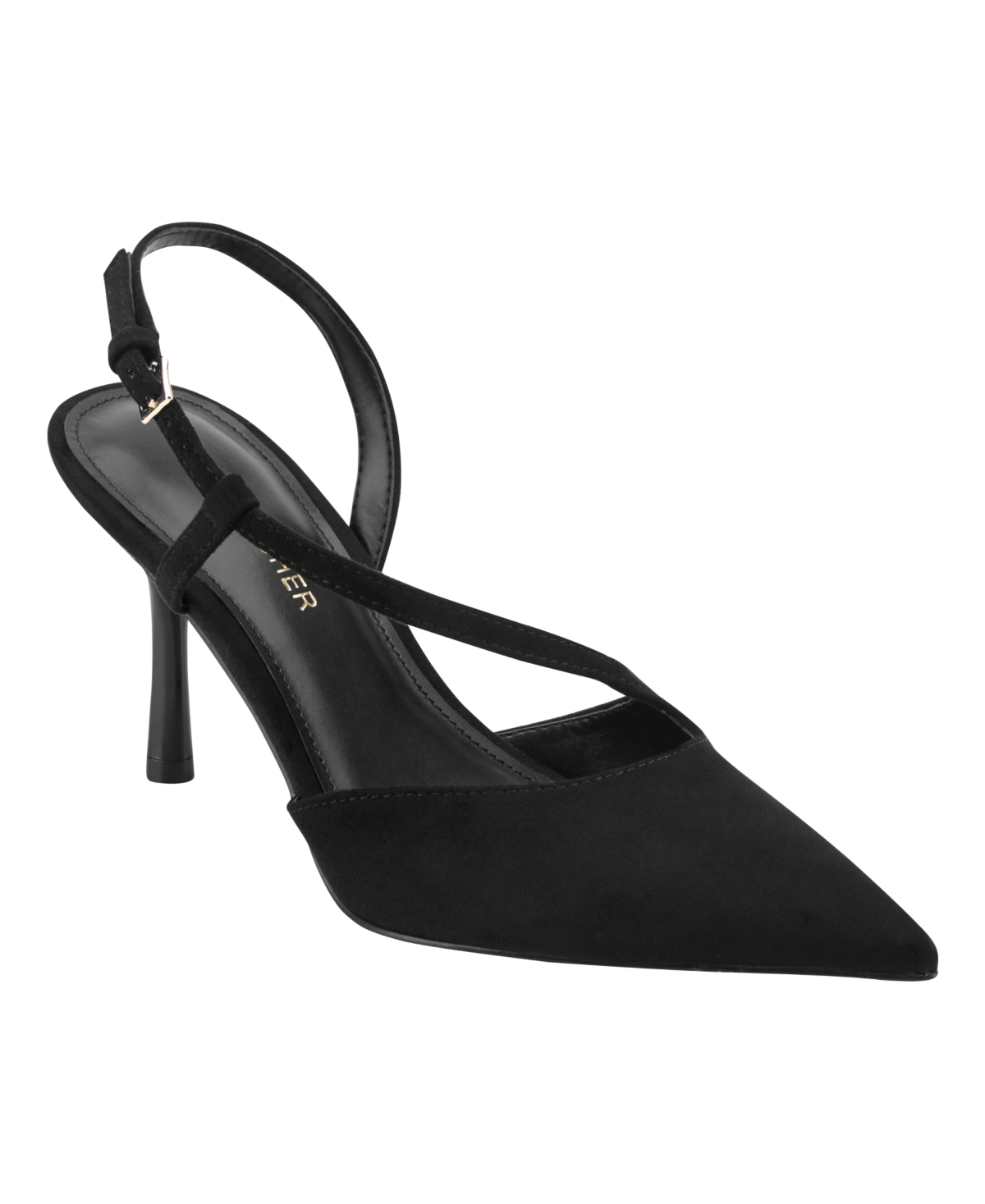 Click here for Marc Fisher Womens Rhena Asymmetric Strap Slingbac... prices