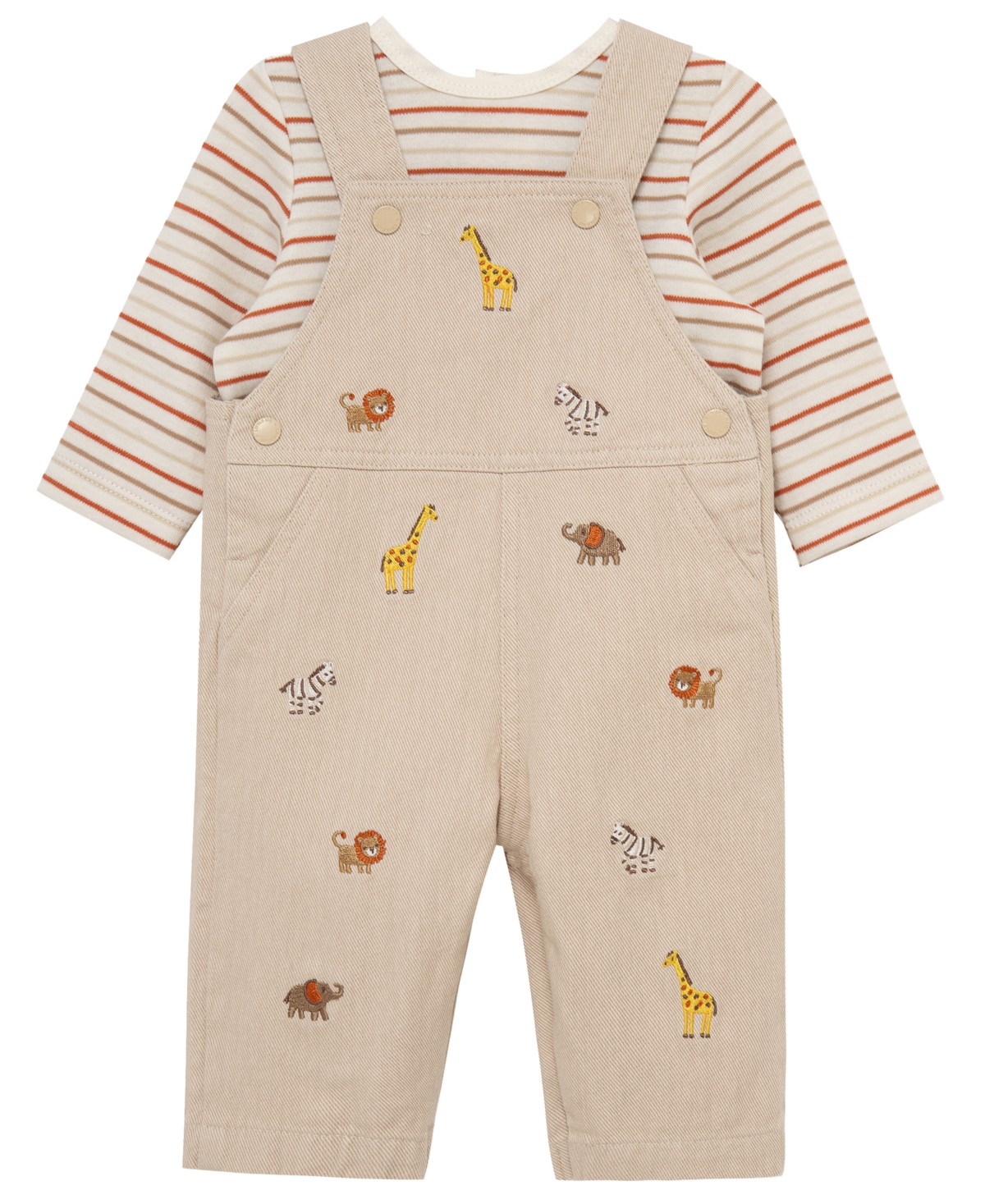 Click here for Little Me Baby Boys Crewneck T-Shirt and Safari Ov... prices