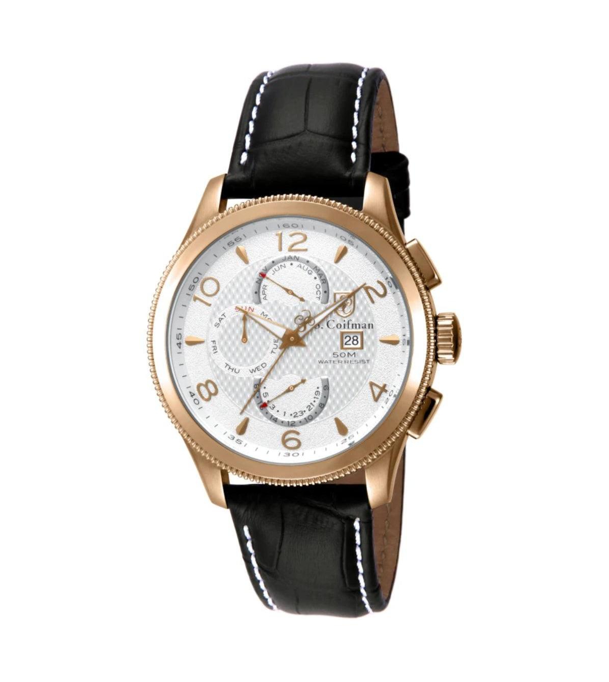 Click here for Invicta S.Coifman Mens Chronograph Dial Leather St... prices