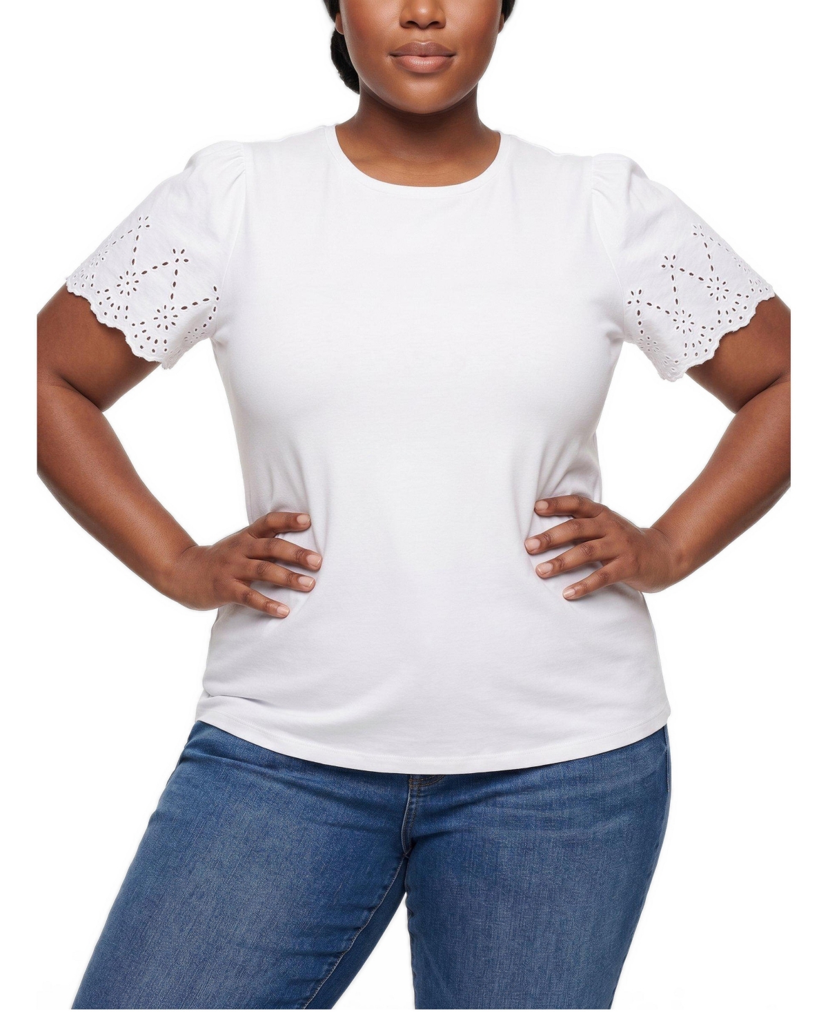 Click here for Torrid Plus Size Belle Isle Eyelet Scalloped-Edge... prices