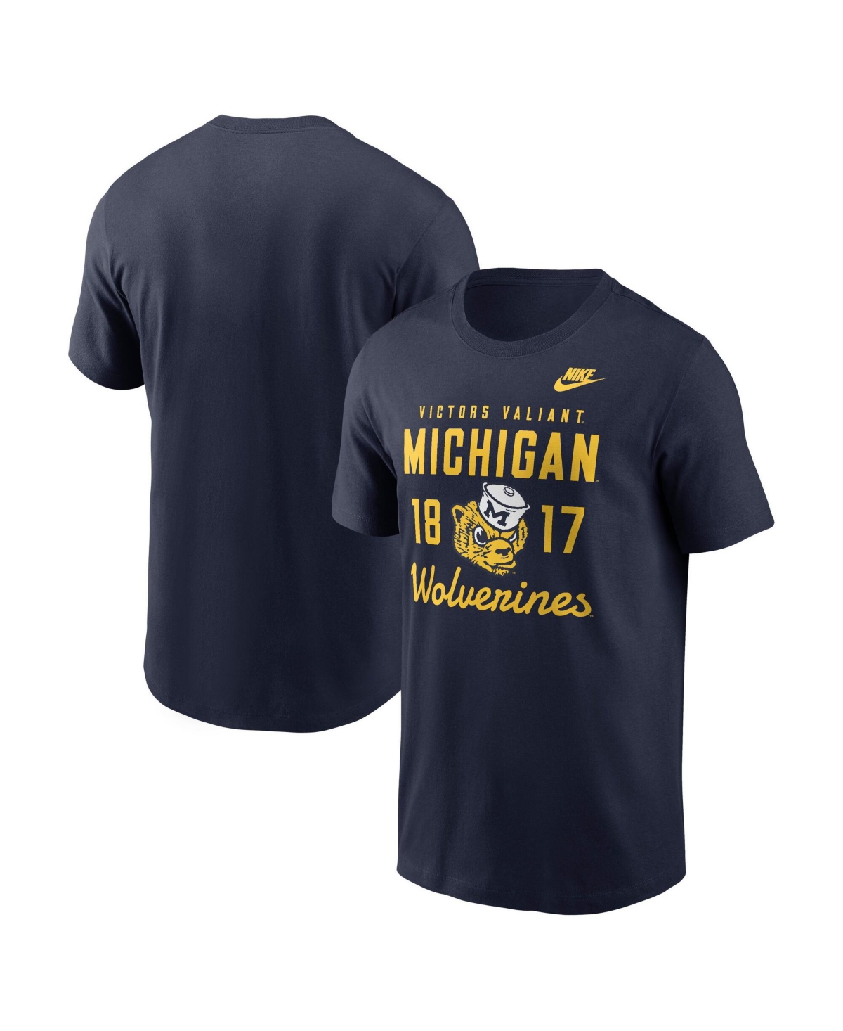 Click here for Nike Mens Navy Michigan Wolverines Legacy Stacked... prices