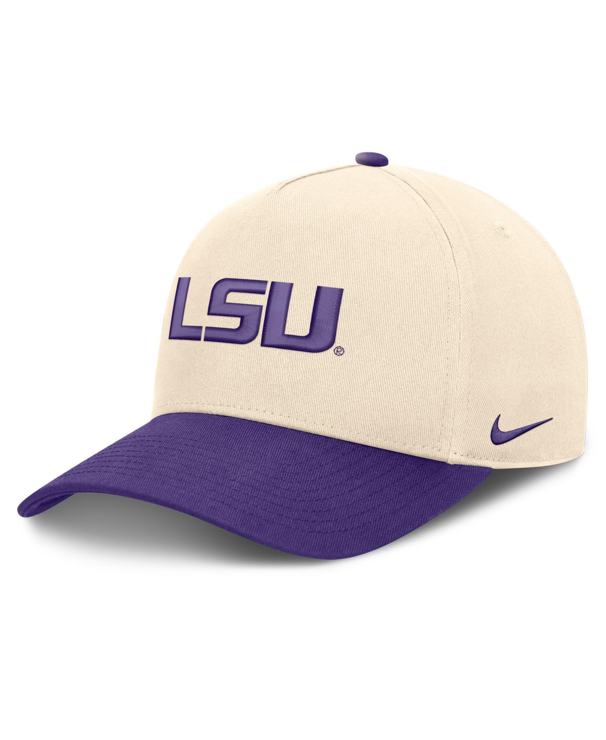 Click here for Nike Mens and Womens Natural/Purple Lsu Tigers Cam... prices