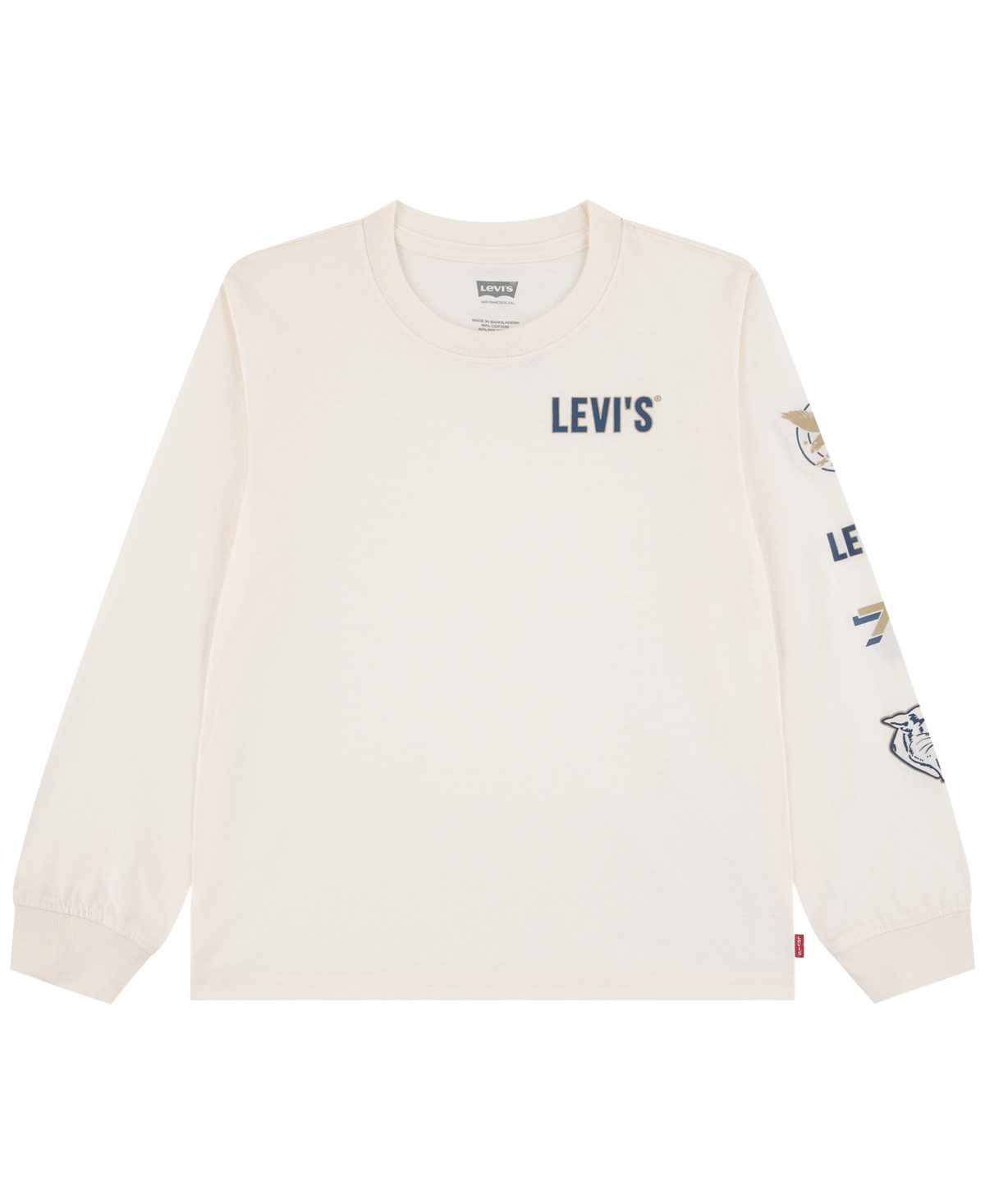 Click here for Levis Boys 8-20 Collegiate Icons Long-Sleeve T-Shi... prices