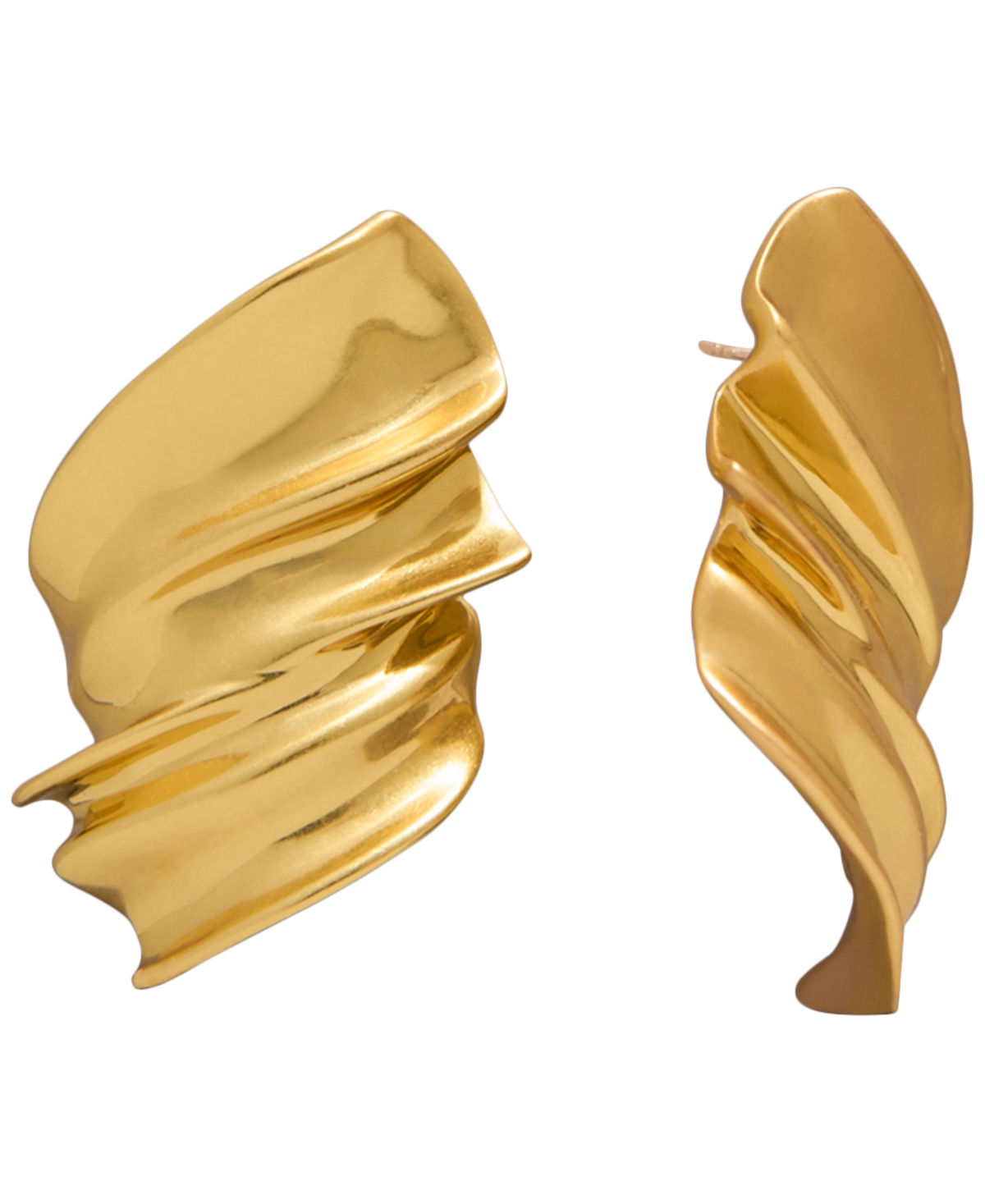 Click here for Donna Karan New York Gold-Plated Wide Twisted Stud... prices
