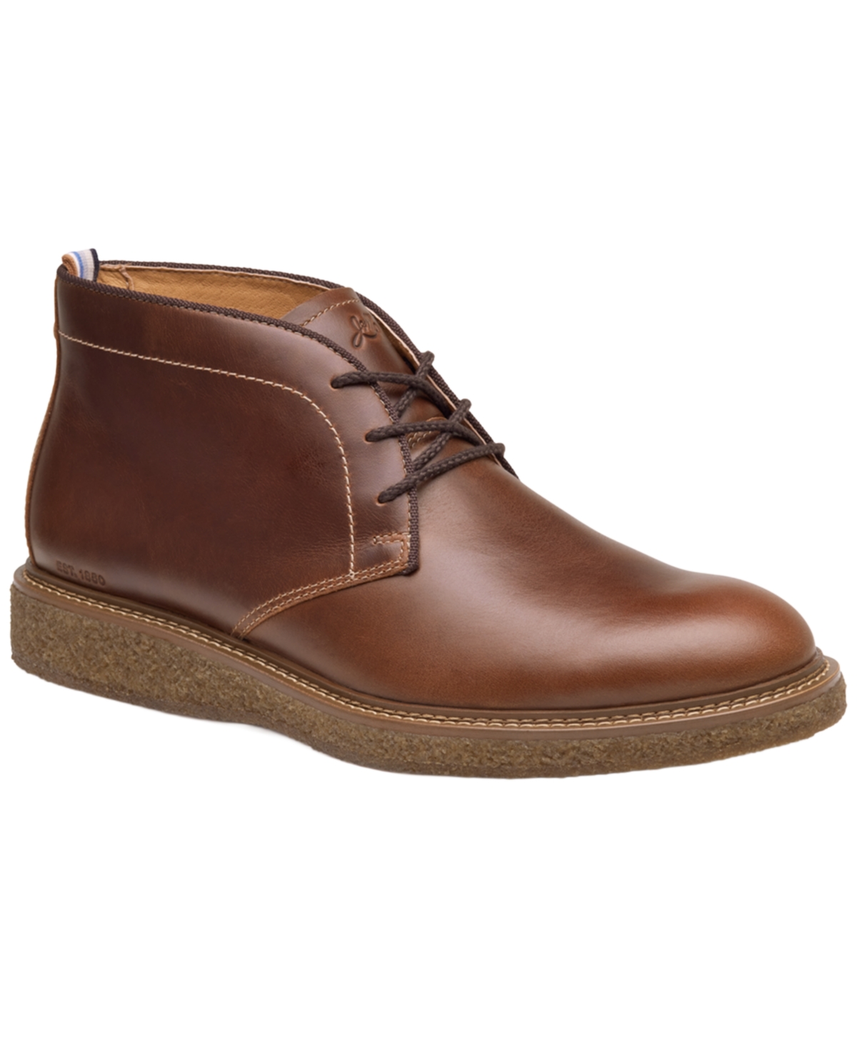 Click here for Johnston & Murphy Mens Clint Chelsea Boots - Mahog... prices