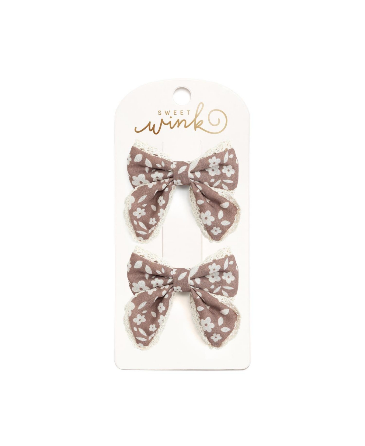 Click here for Sweet Wink Little and Big Girls Mocha Floral Lace... prices