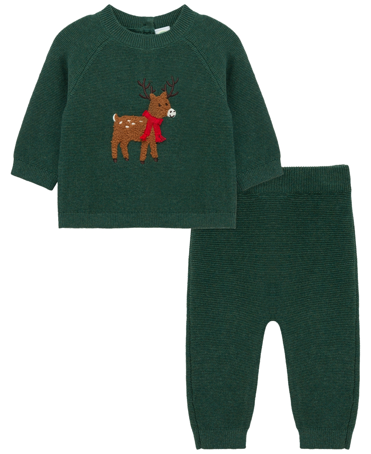 Click here for Little Me Baby Boys Holiday Deer Graphic Sweatshir... prices