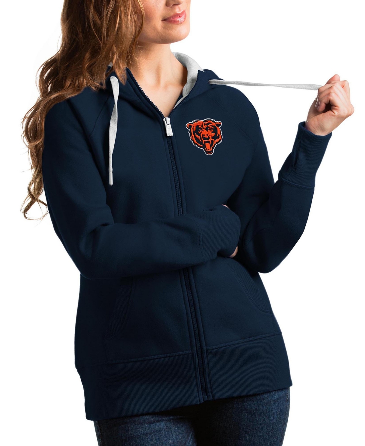 Click here for Antigua Womens Chicago Bears Bear Head Victory Ful... prices