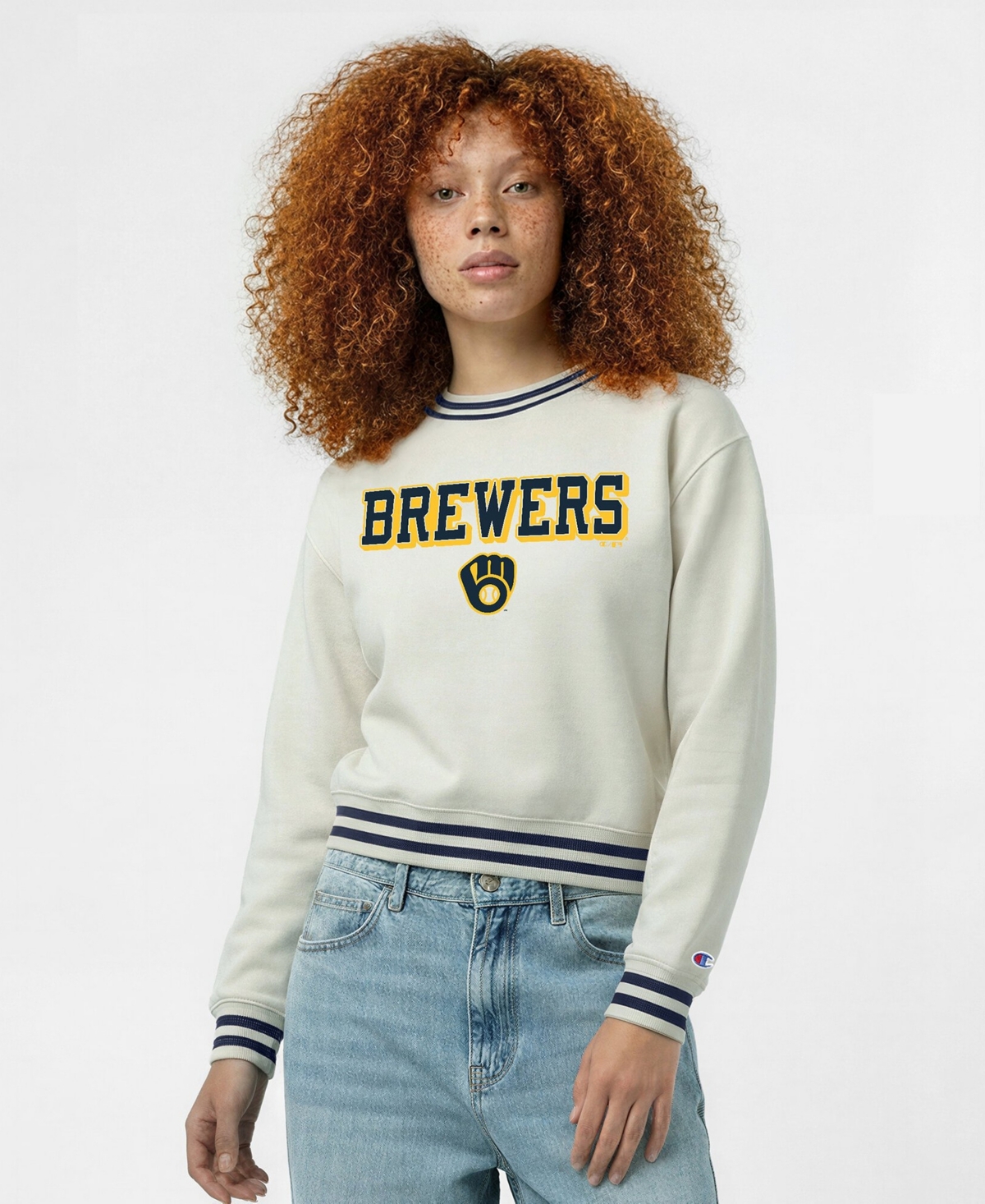 Click here for Champion Womens Milwaukee Brewers Reverse Weave Fl... prices