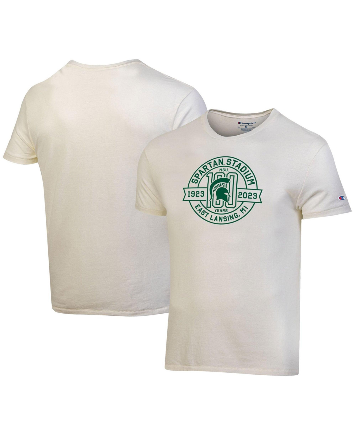 Click here for Champion Mens White Michigan State Spartans 100th... prices
