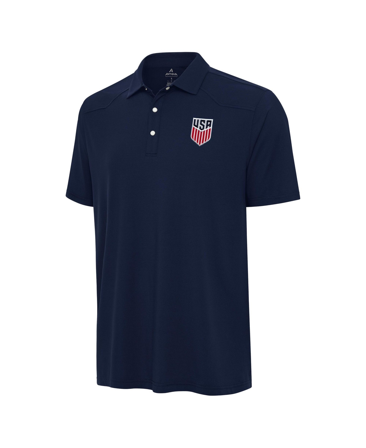 Click here for Antigua Mens Navy Usmnt Western Polo Shirt - Navy prices