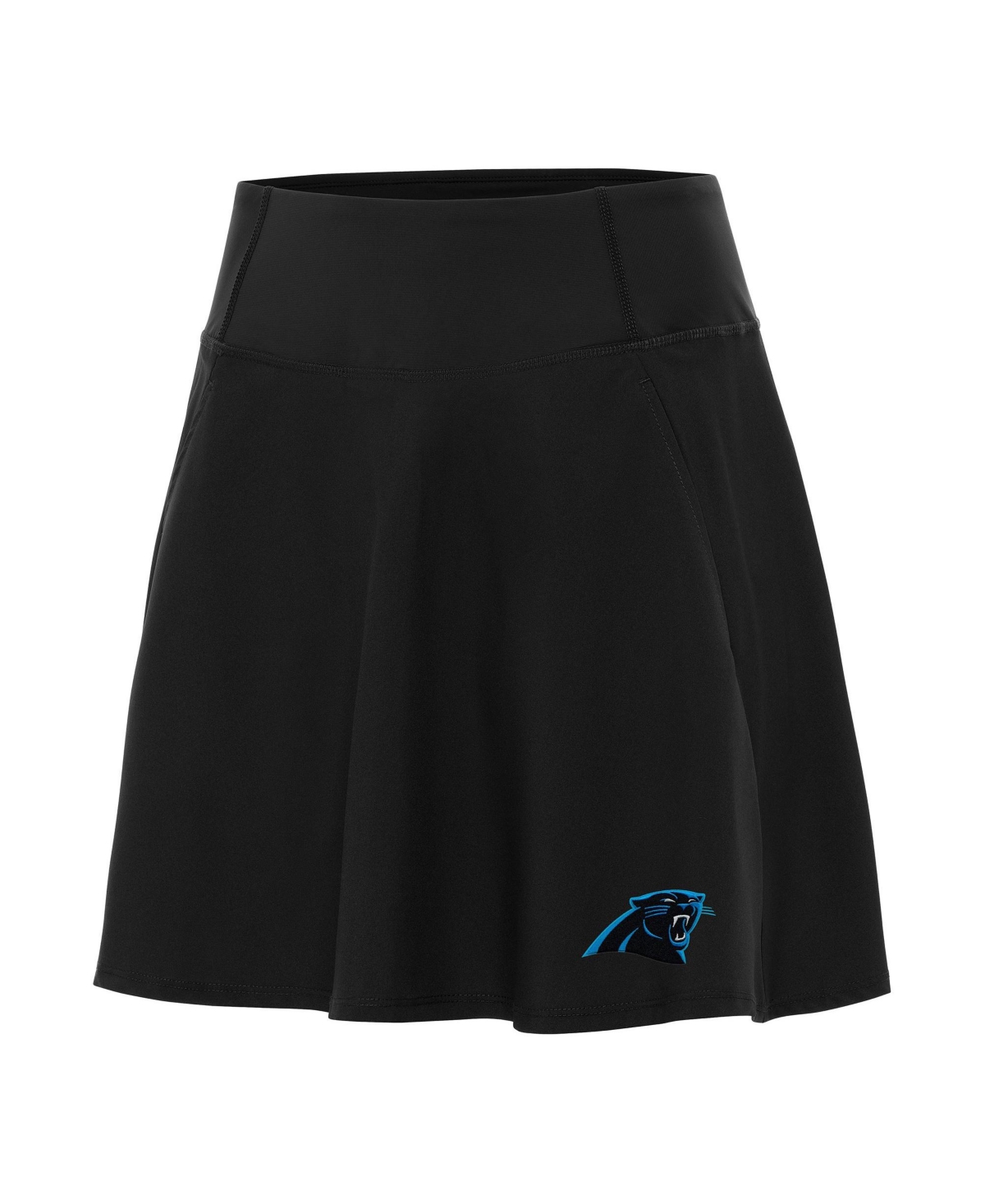 Click here for Antigua Womens Black Carolina Panthers Chip Skort... prices