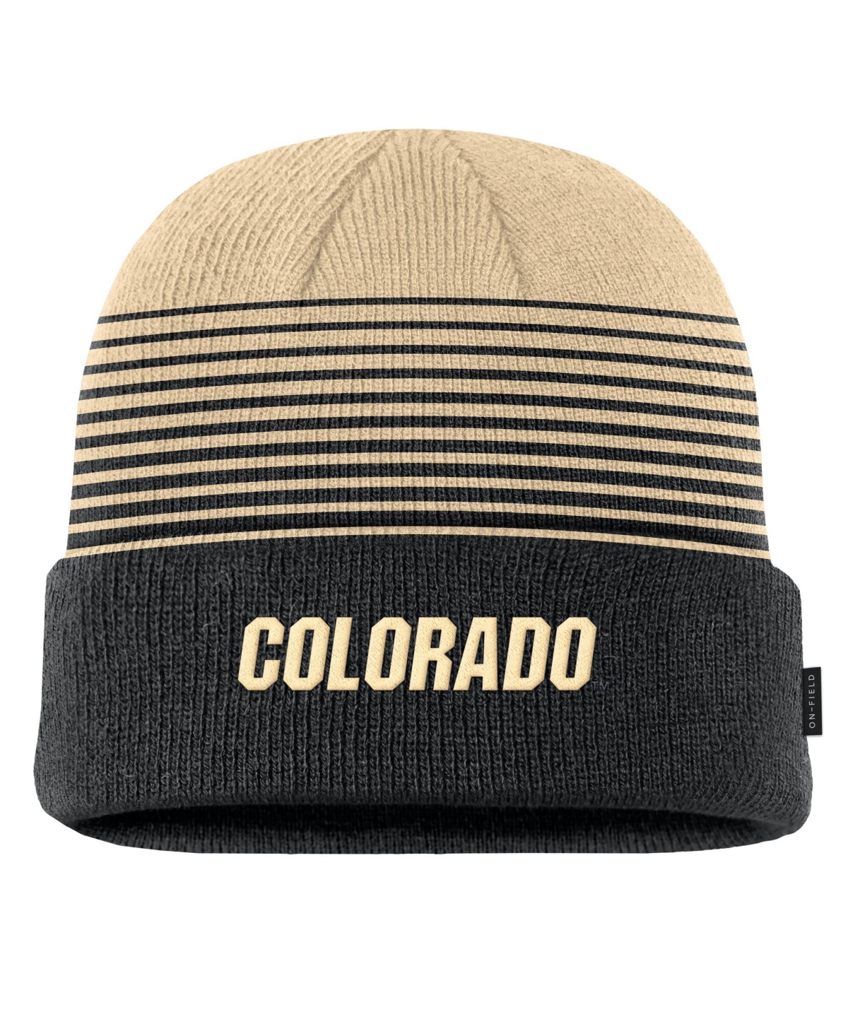 Click here for Nike Mens Black/Gold Colorado Buffaloes 2026 On-Fi... prices