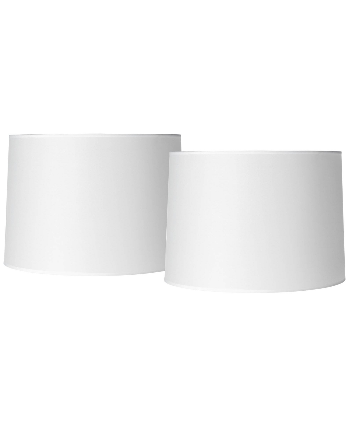 Click here for Springcrest Set of 2 Hardback Drum Lamp Shades Whi... prices
