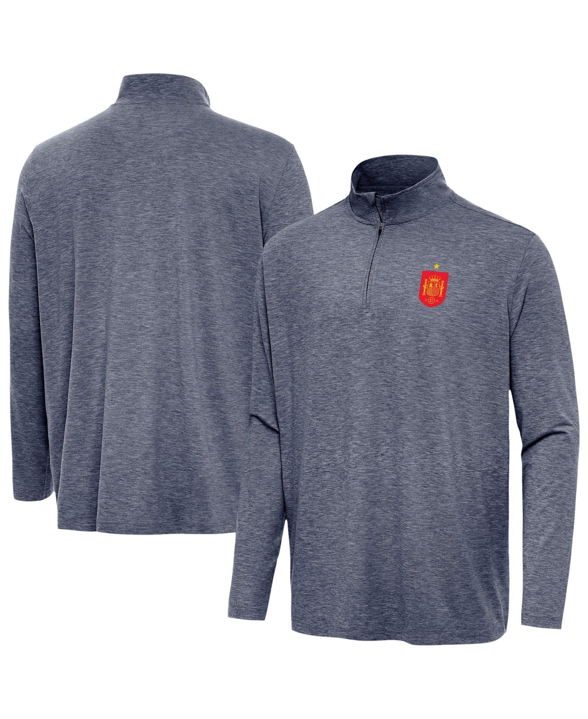 Click here for Antigua Mens Heather Navy Spain National Team Mast... prices