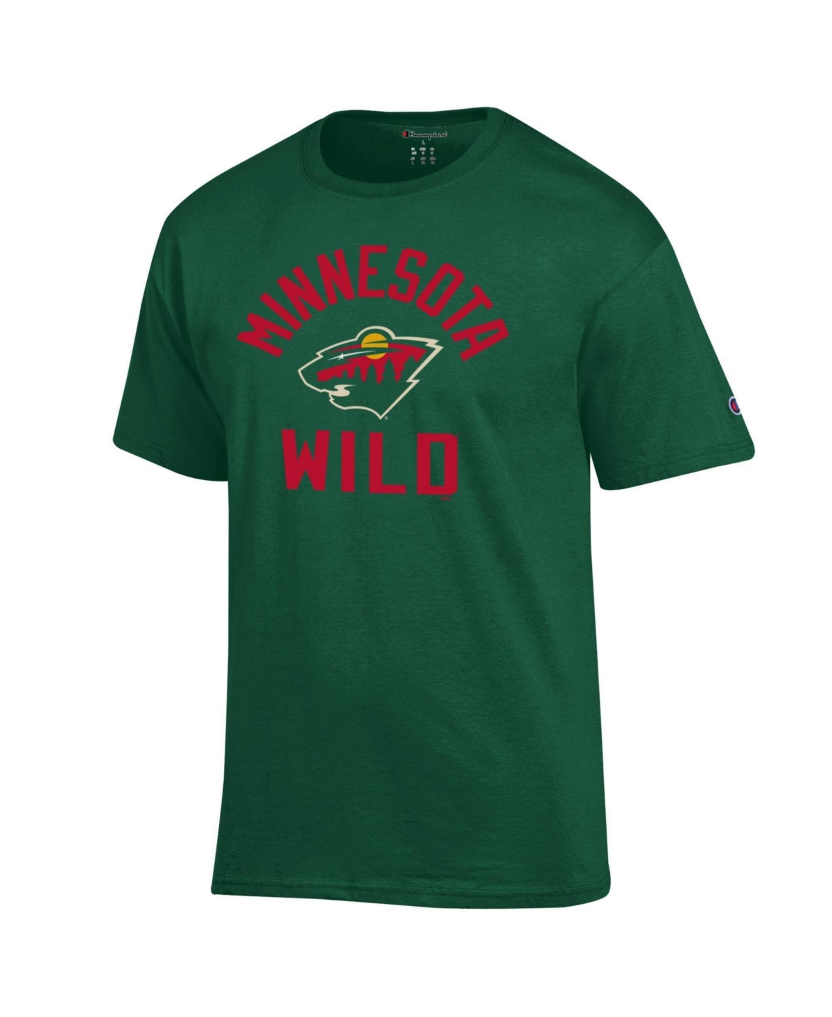 Click here for Champion Mens Green Minnesota Wild Primary Logo Je... prices