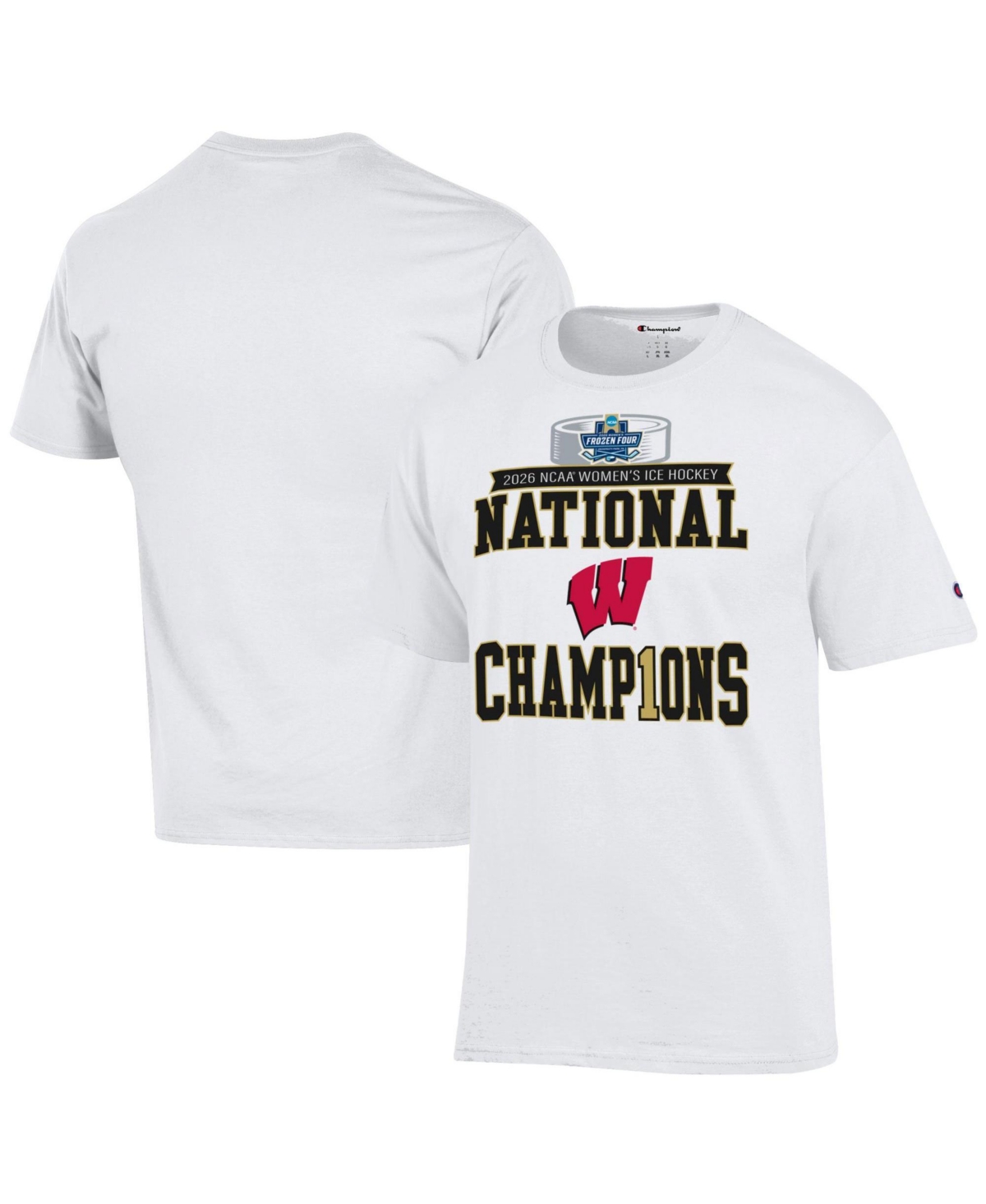 Click here for Champion Mens White Wisconsin Badgers 2026 Ncaa Fr... prices