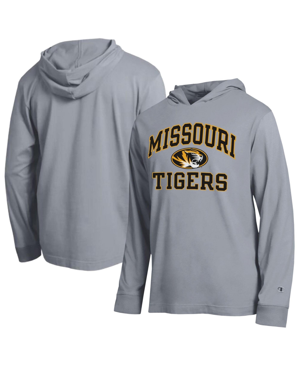 Click here for Champion Mens Heather Gray Missouri Tigers High Mo... prices